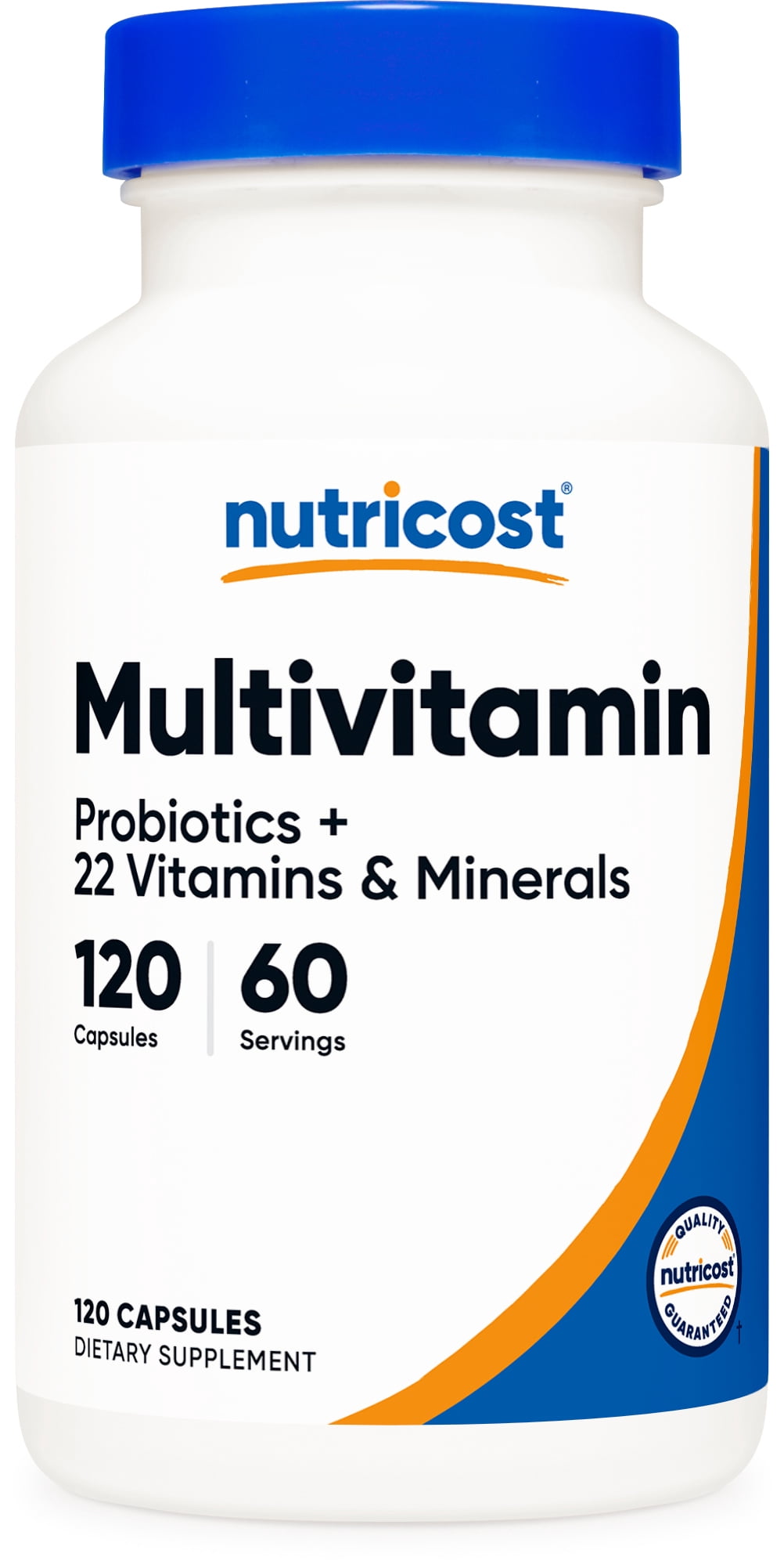 Nutricost Multivitamin with Probiotics 120 Vegetarian Capsules for ...