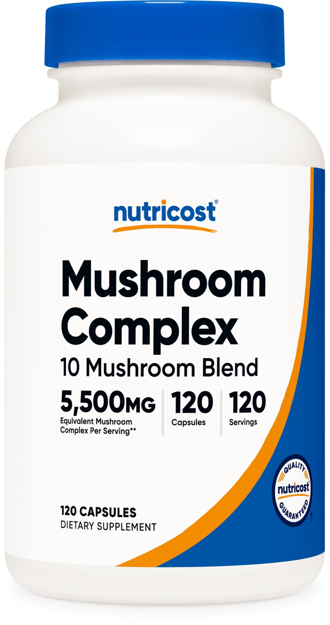 Nutricost Mushroom Complex Supplement, 120 Capsules - 10 Mushroom Blend ...