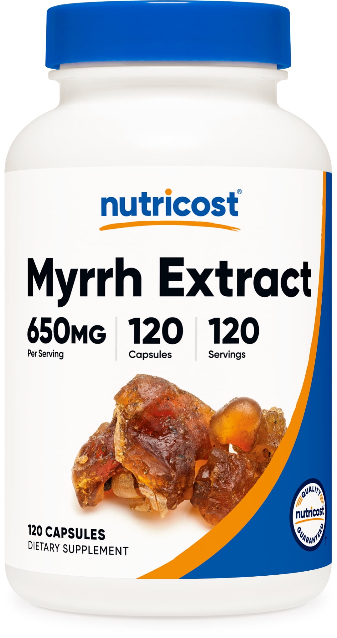 Nutricost Myrrh Extract Capsules, 650mg 4:1 Extract, 120 Count ...