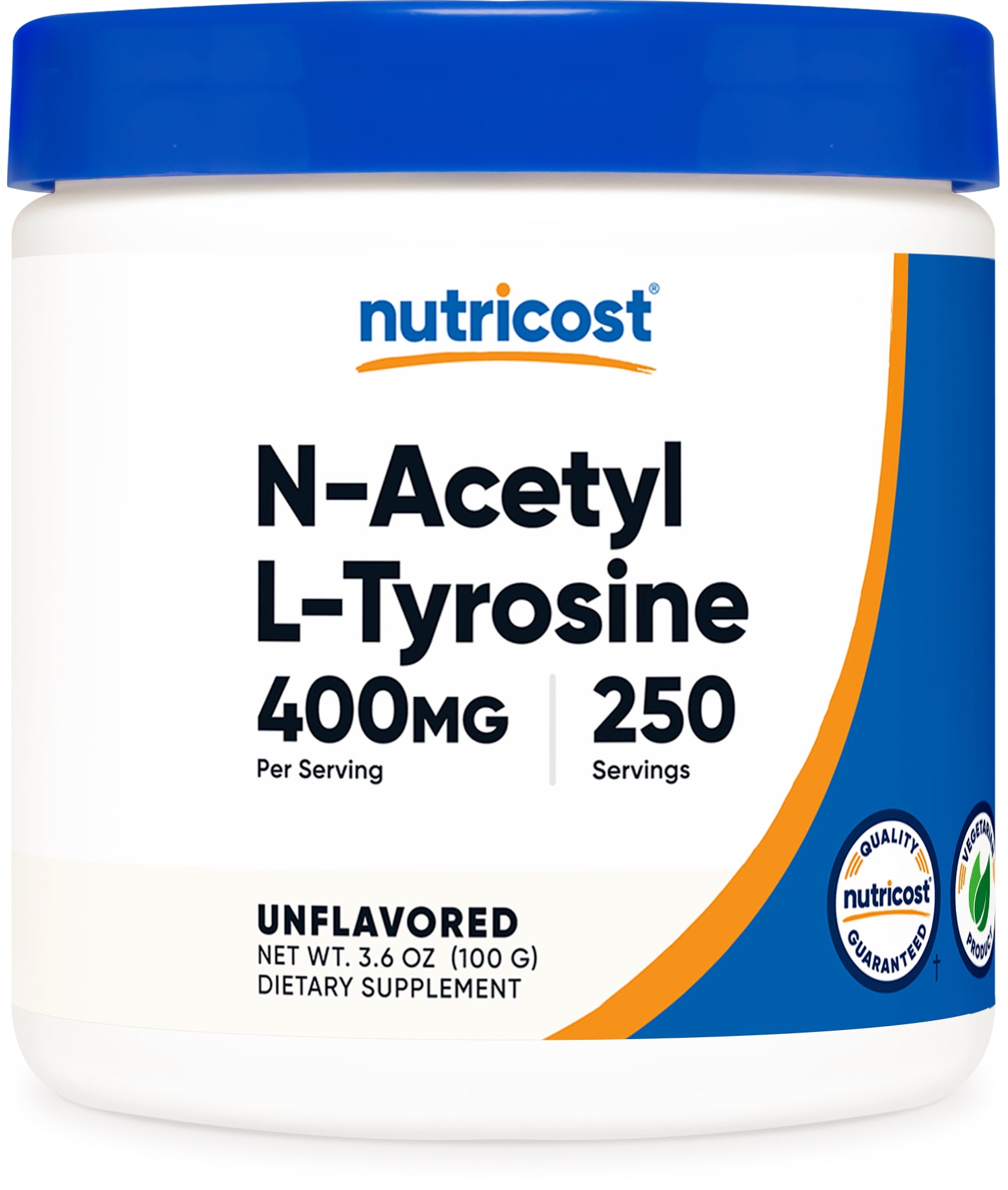 Nutricost N-Acetyl L-Tyrosine NALT Supplement Powder 100 Grams in GMP ...