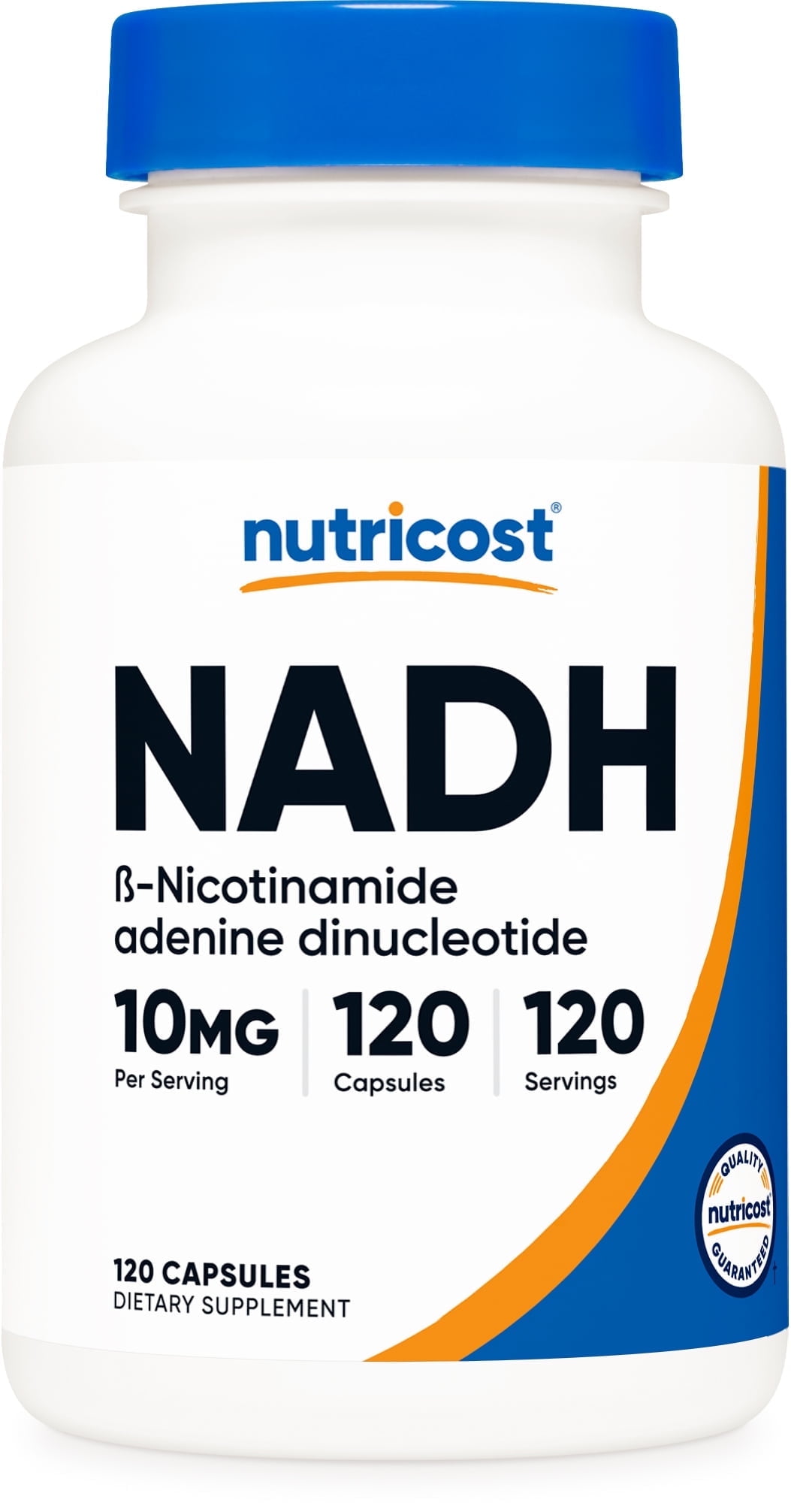 Nutricost NADH 10mg Per Serving 120 Capsules (B-nicotinamide adenine ...