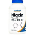 Nutricost Niacin Vitamin B3 500mg 240 Capsules Supplement - Walmart.com