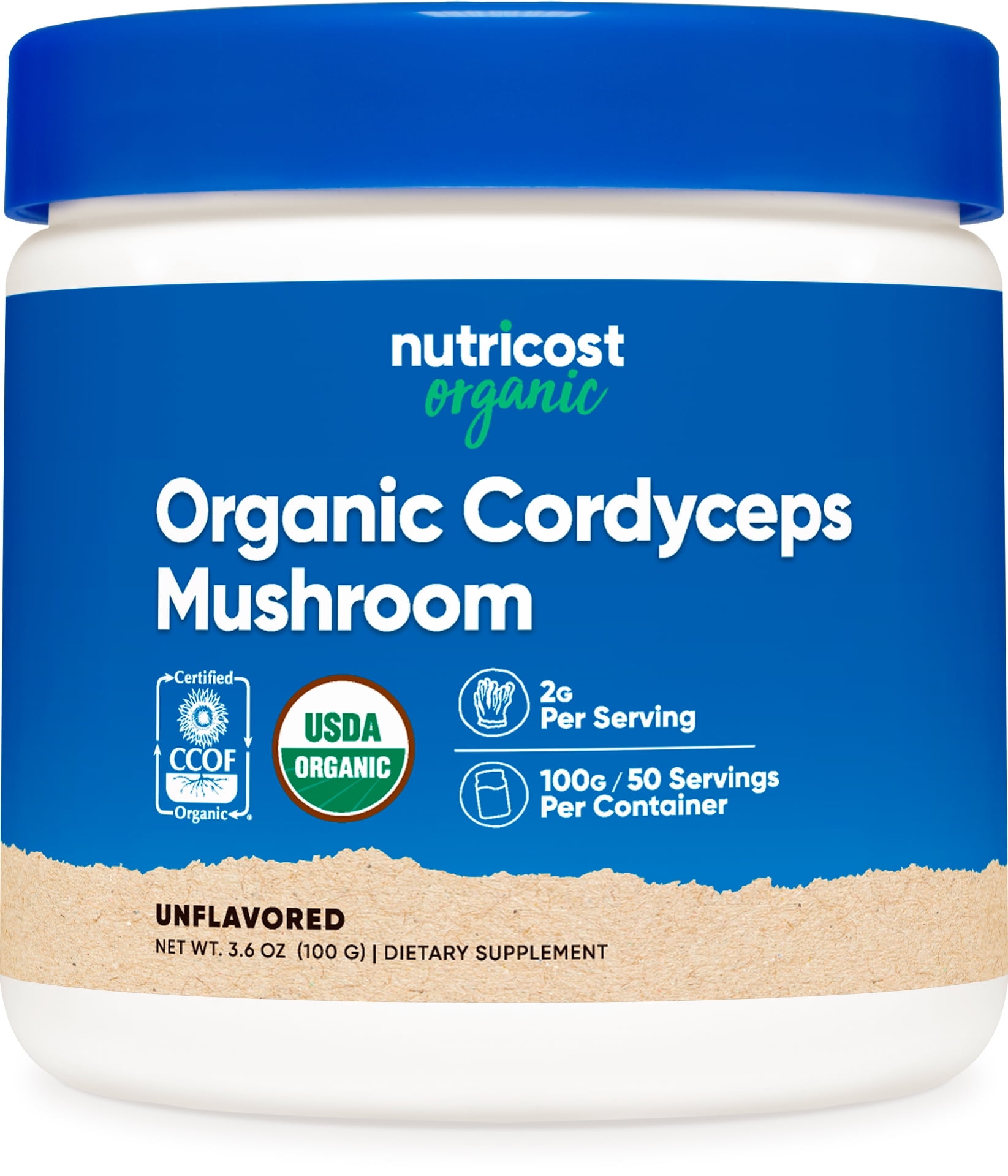 Nutricost Organic Cordyceps Powder 100 Grams - USDA Certified Organic ...