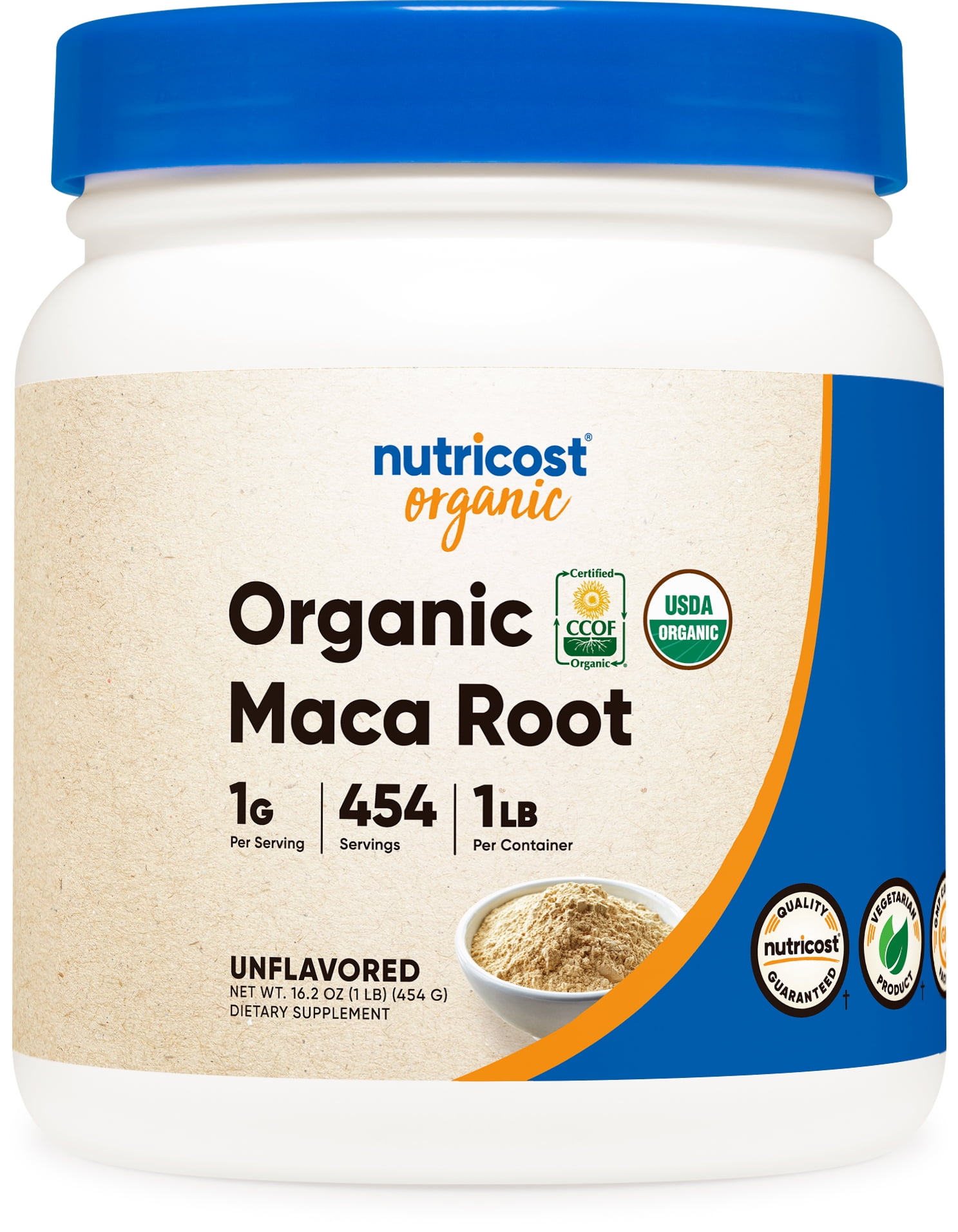 Nutricost Organic Maca Root Powder (454 Grams) - USDA Organic ...