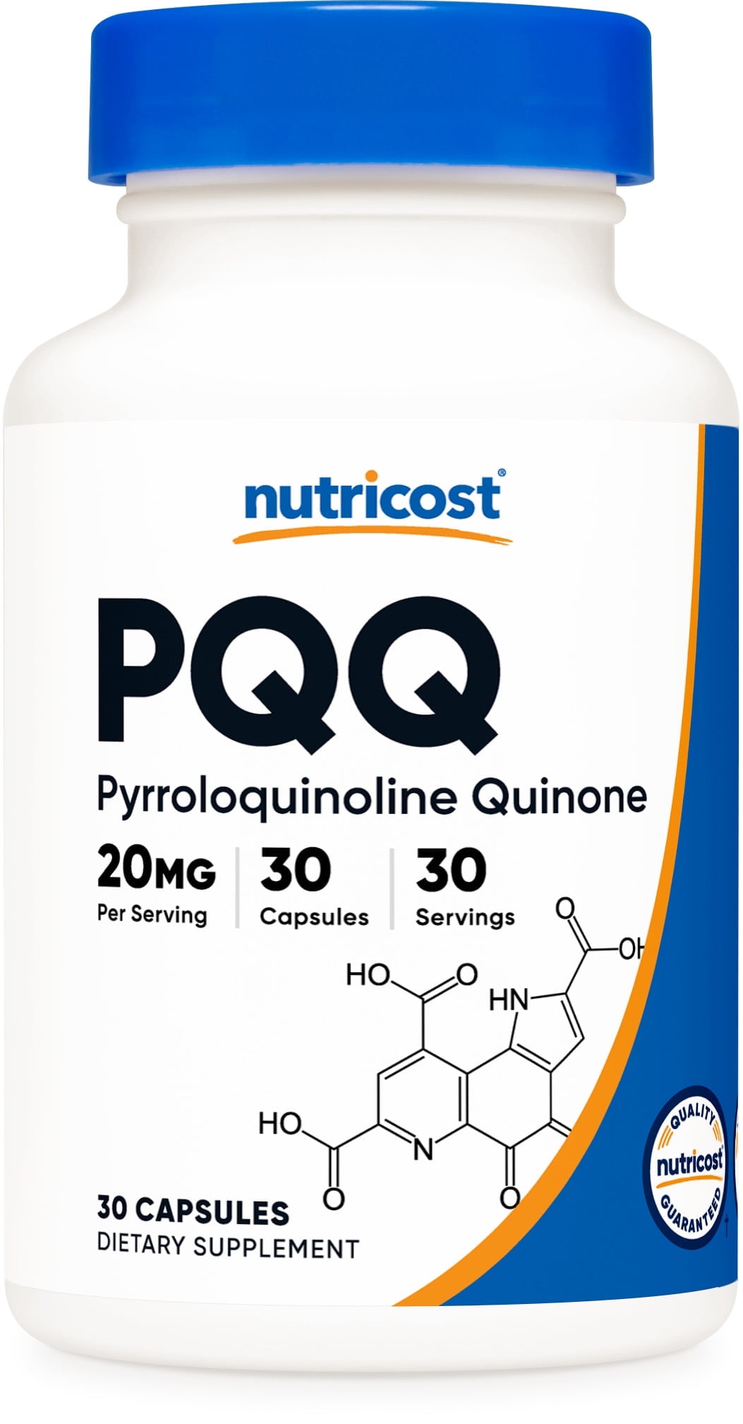 Nutricost PQQ (Pyrroloquinoline Quinone) Supplement 20mg, 30 Capsules ...