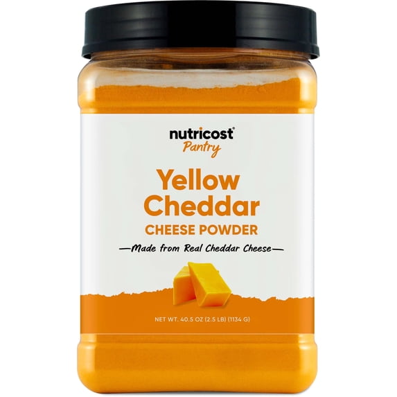 Nutricost, Pantry Yellow Cheddar Cheese Powder, 2.5 Pounds - Walmart.com