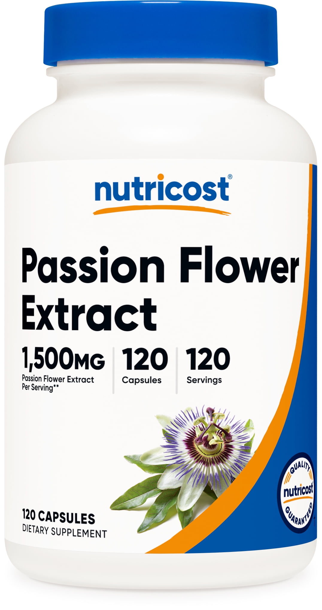 Nutricost Passion Flower Extract Capsules, 1,500mg Equivalent, 120 ...