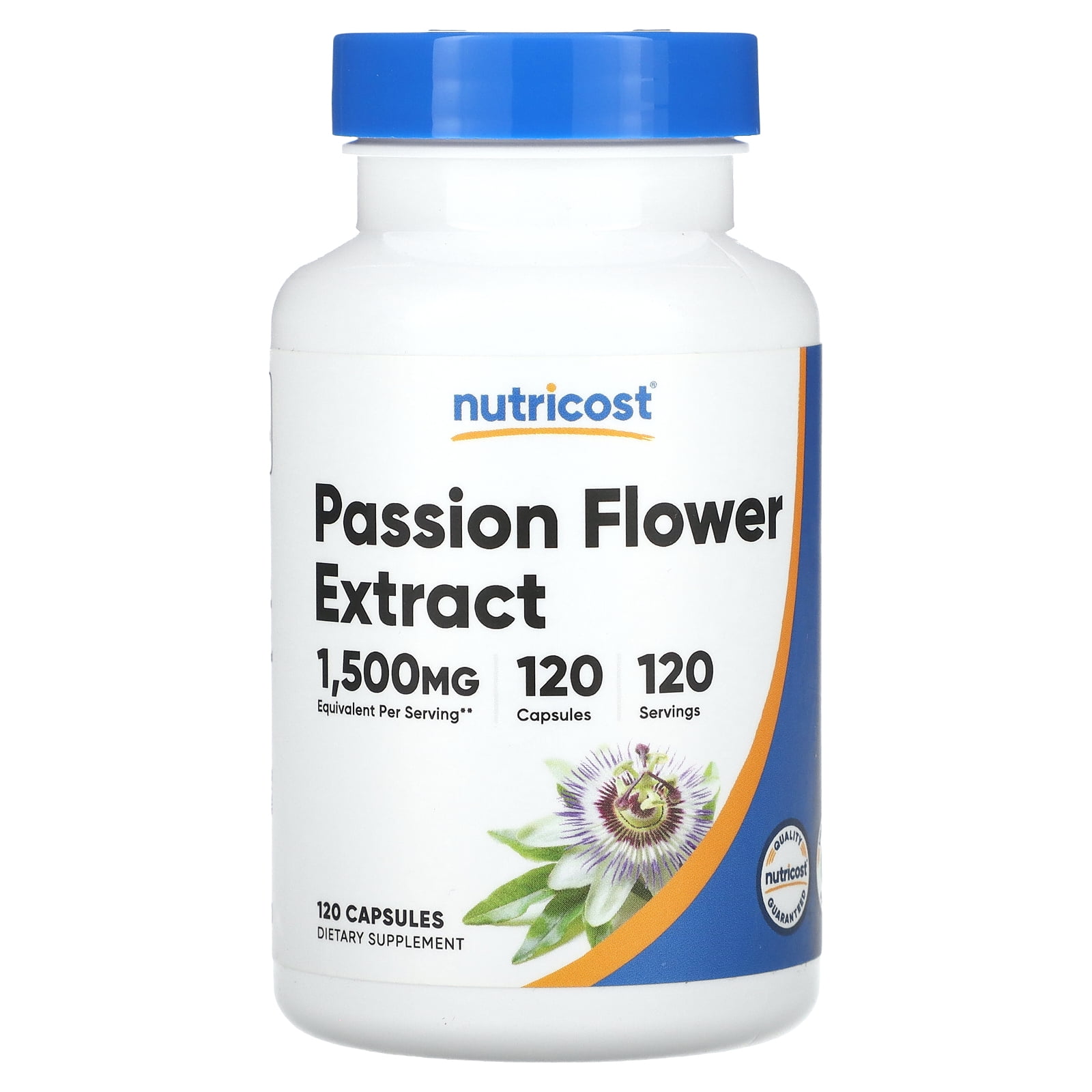 Nutricost Passion Flower Extract Capsules, 1,500mg Equivalent, 120 ...