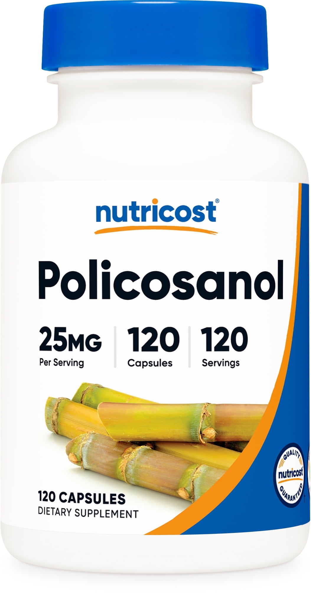 Nutricost Policosanol 25mg Vegetarian Capsules, 120 Count - Gluten Free ...