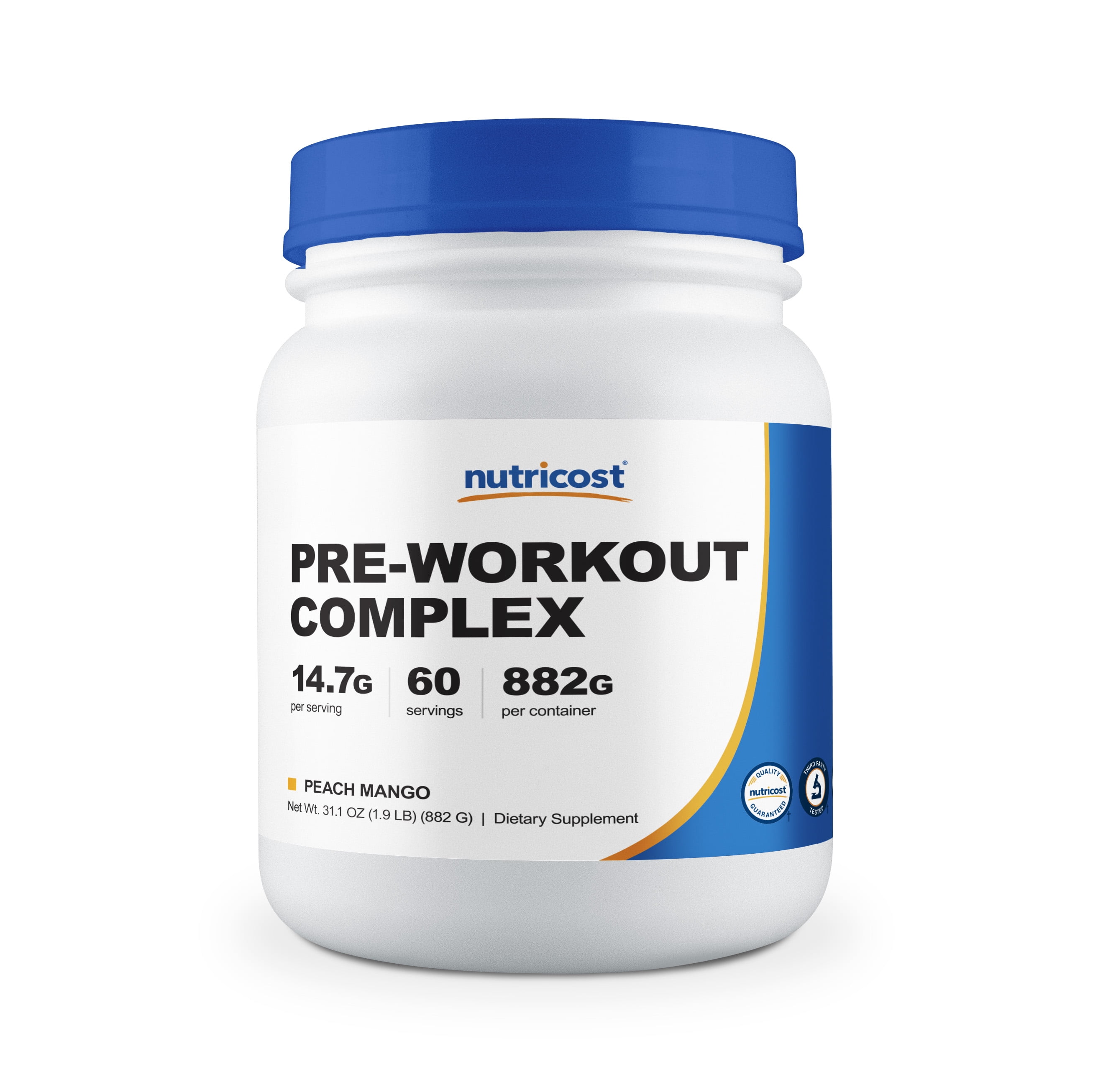 Nutricost Pre-X Xtreme PreWorkout Powder Complex, Peach Mango, 60 ...