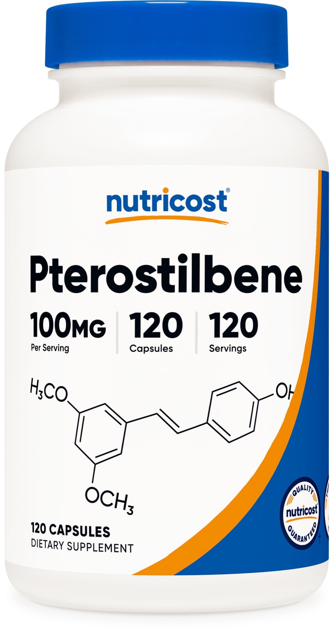 Nutricost Pterostilbene 100mg 120 Capsules Dietary Supplement - Walmart.com