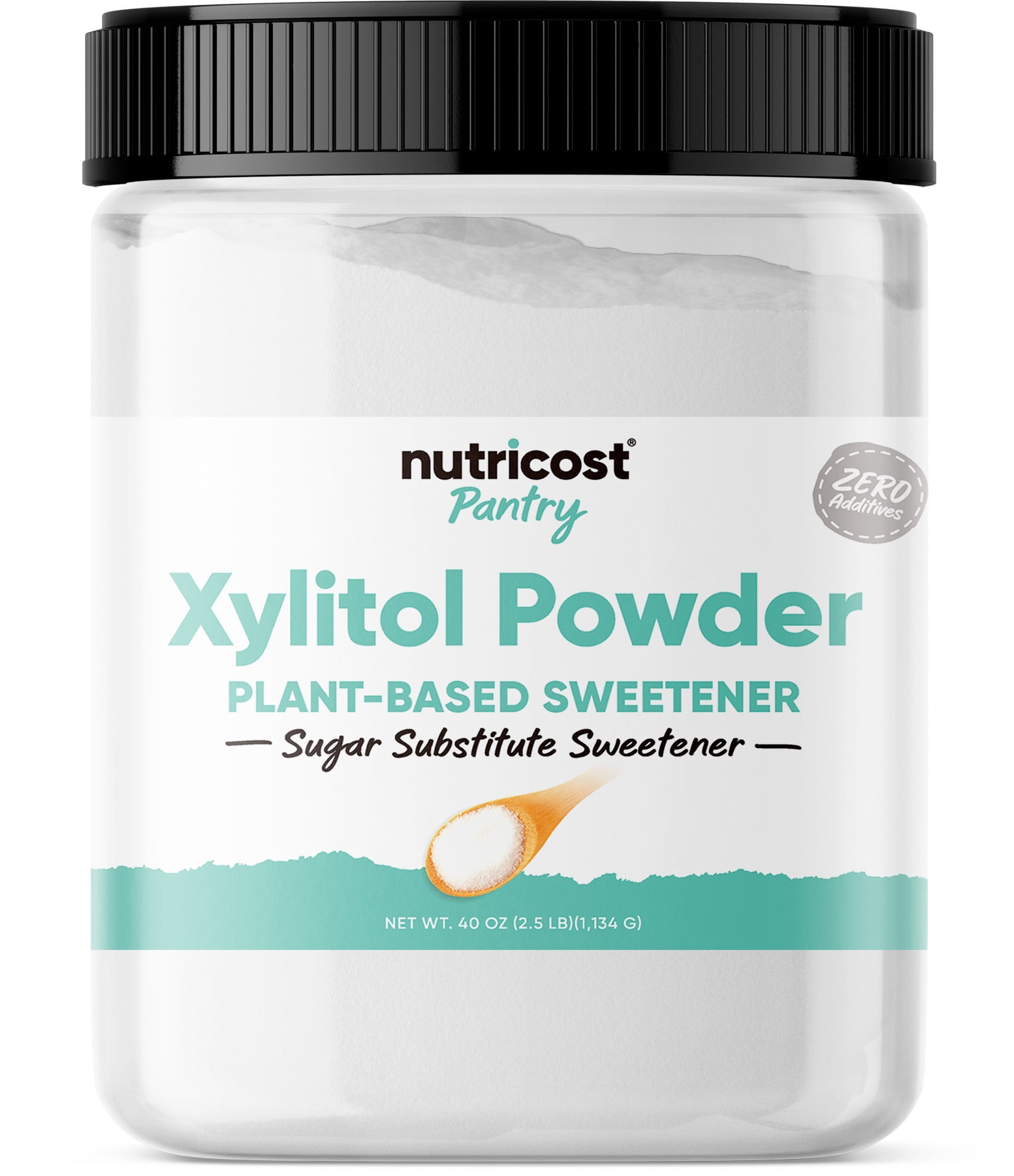 Nutricost Pure Xylitol Powder 2.5 Pounds - Gluten Free & Non-GMO ...