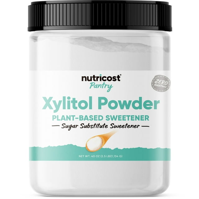 Nutricost Pure Xylitol Powder 2.5 Pounds - Gluten Free & Non-GMO ...