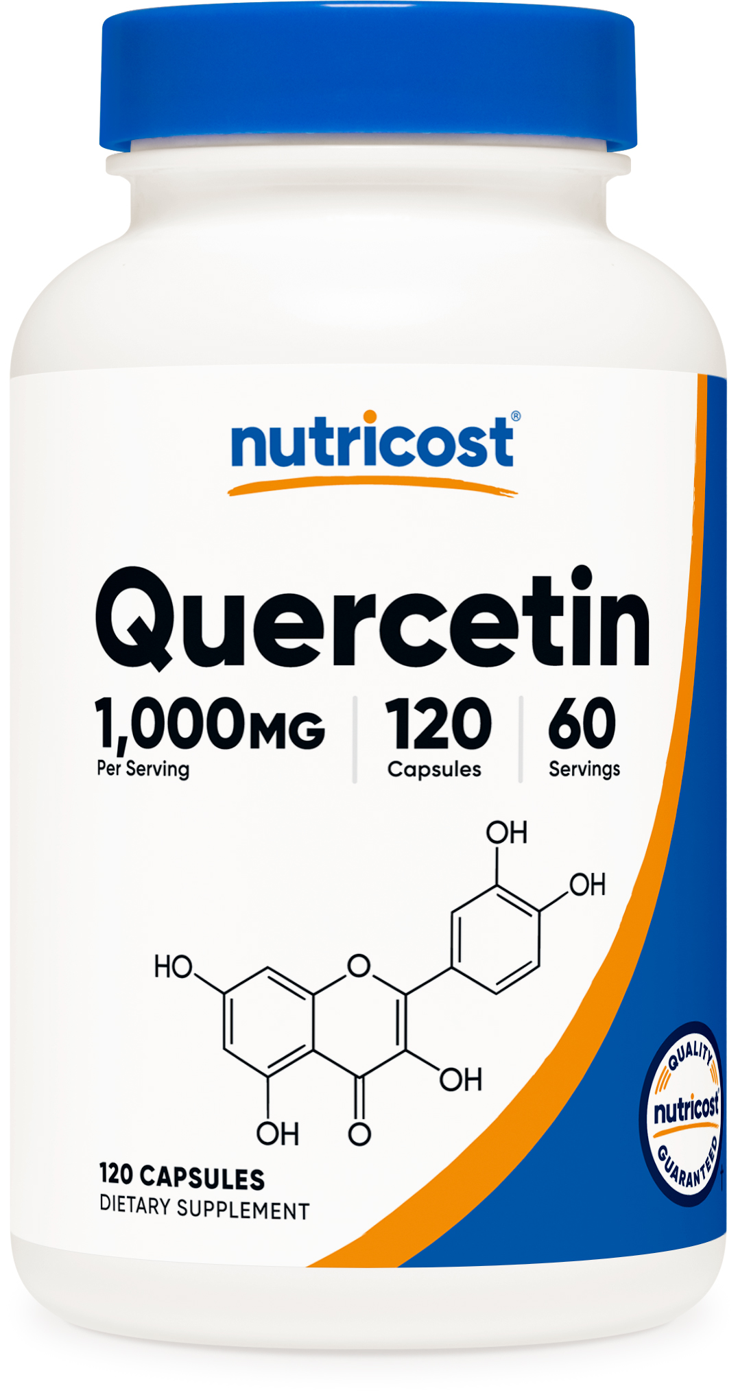 Nutricost Quercetin Vegetarian Supplement, 1000mg, 120 Capsules - 60 ...