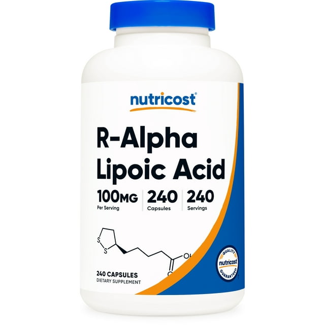 Nutricost R-Alpha Lipoic Acid 100mg - Antioxidant Protection Health ...