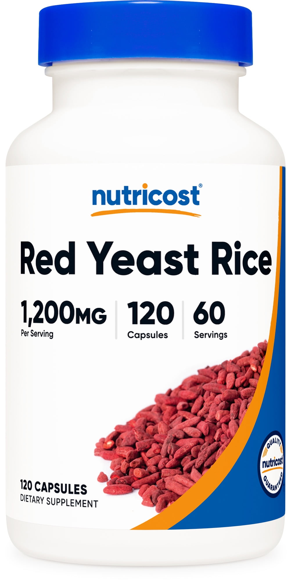 Nutricost Red Yeast Rice Supplement, 1200mg, 120 Veggie Capsules, Non ...