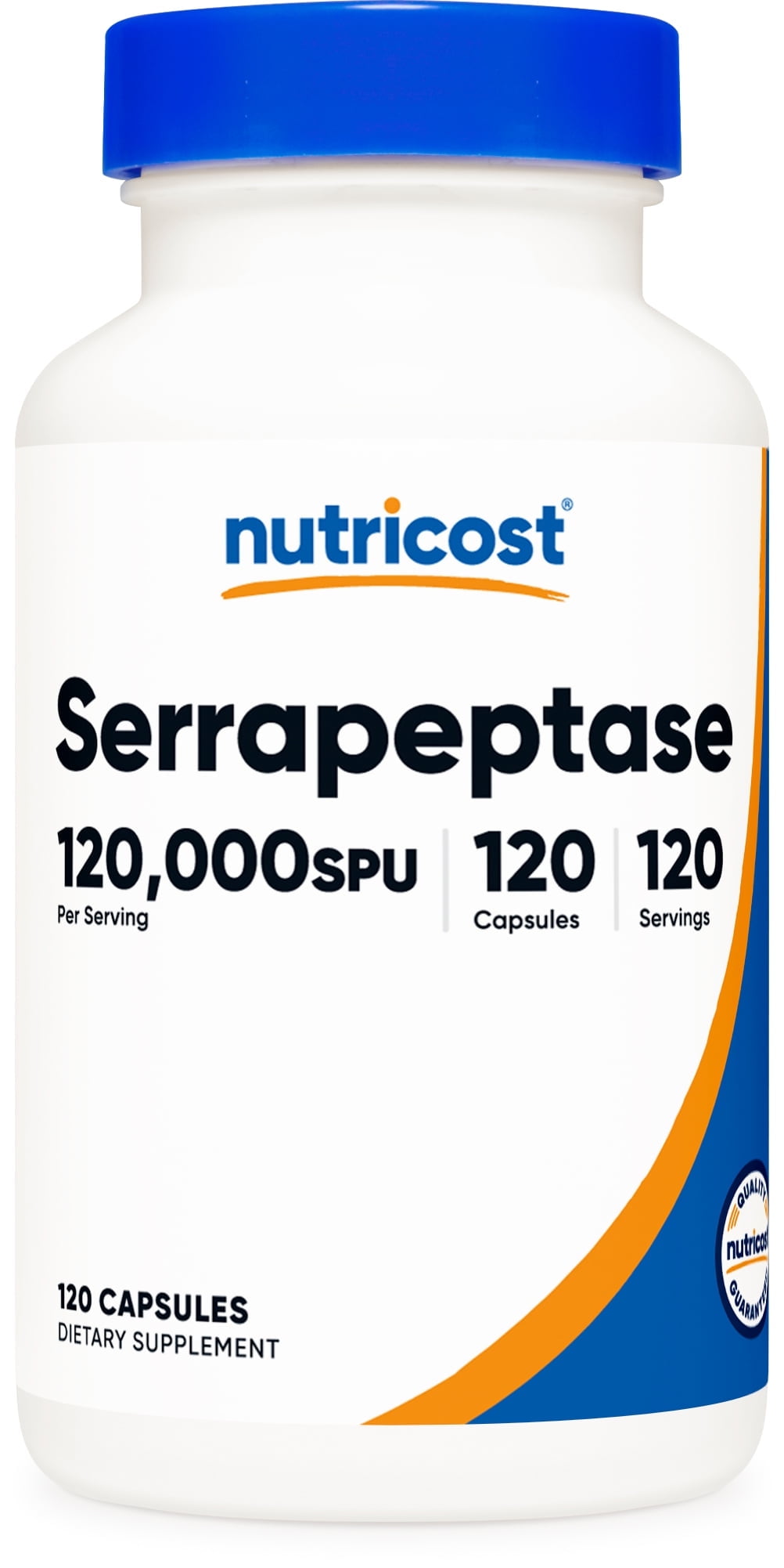 Nutricost Serrapeptase 120,000 SPU Vegetarian Capsules, 120 Count ...