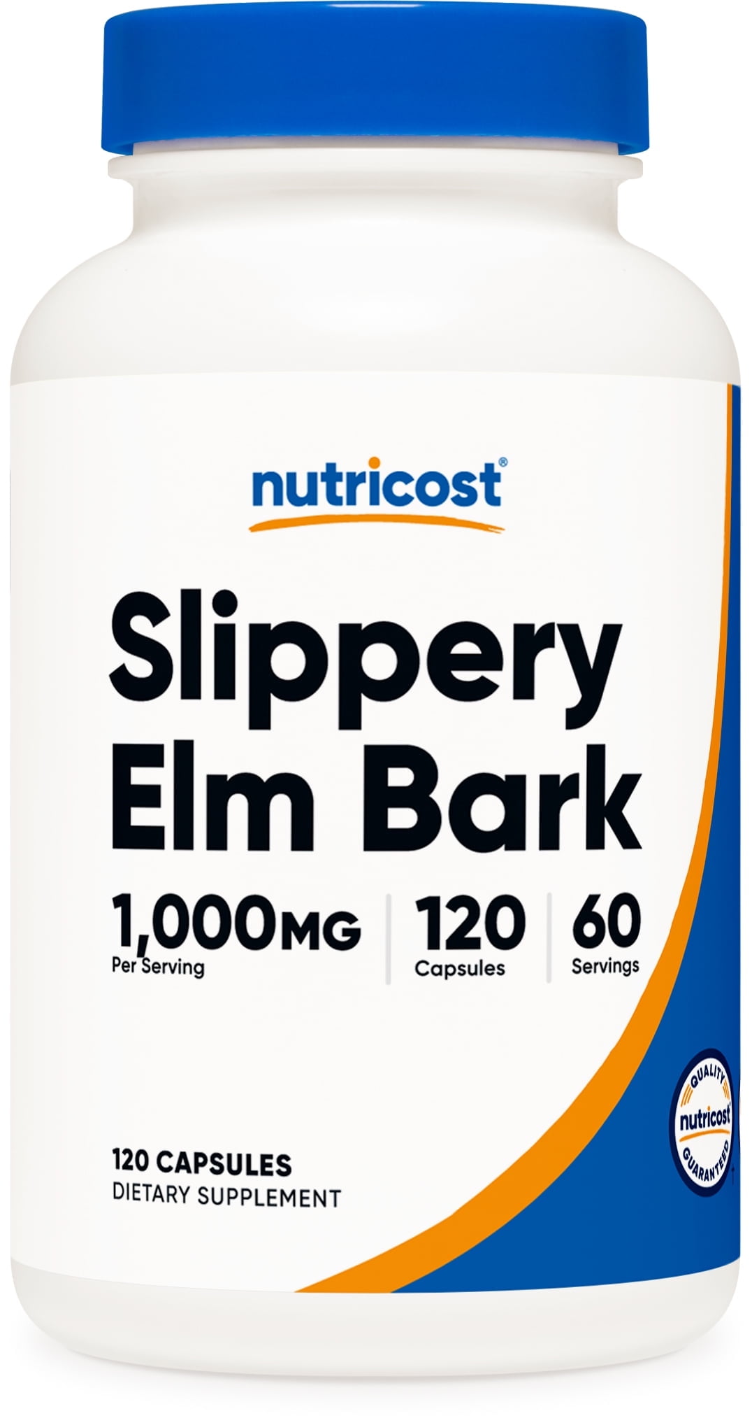 Nutricost Slippery Elm Bark Capsules 120ct, 1000mg - Walmart.com