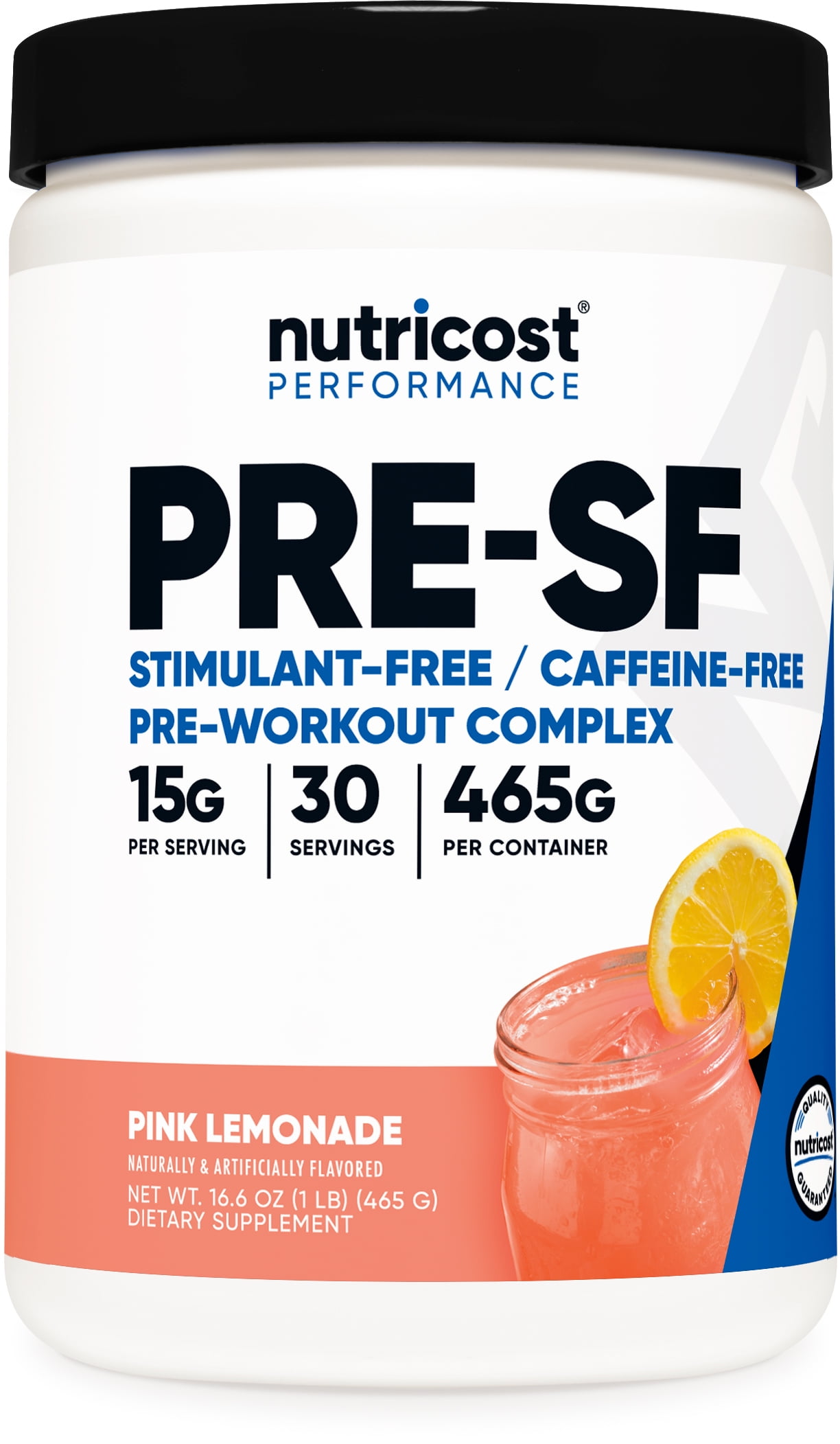Nutricost Pre-Workout Energy Supplement, 30 Servings, Stim-Free, Pink ...