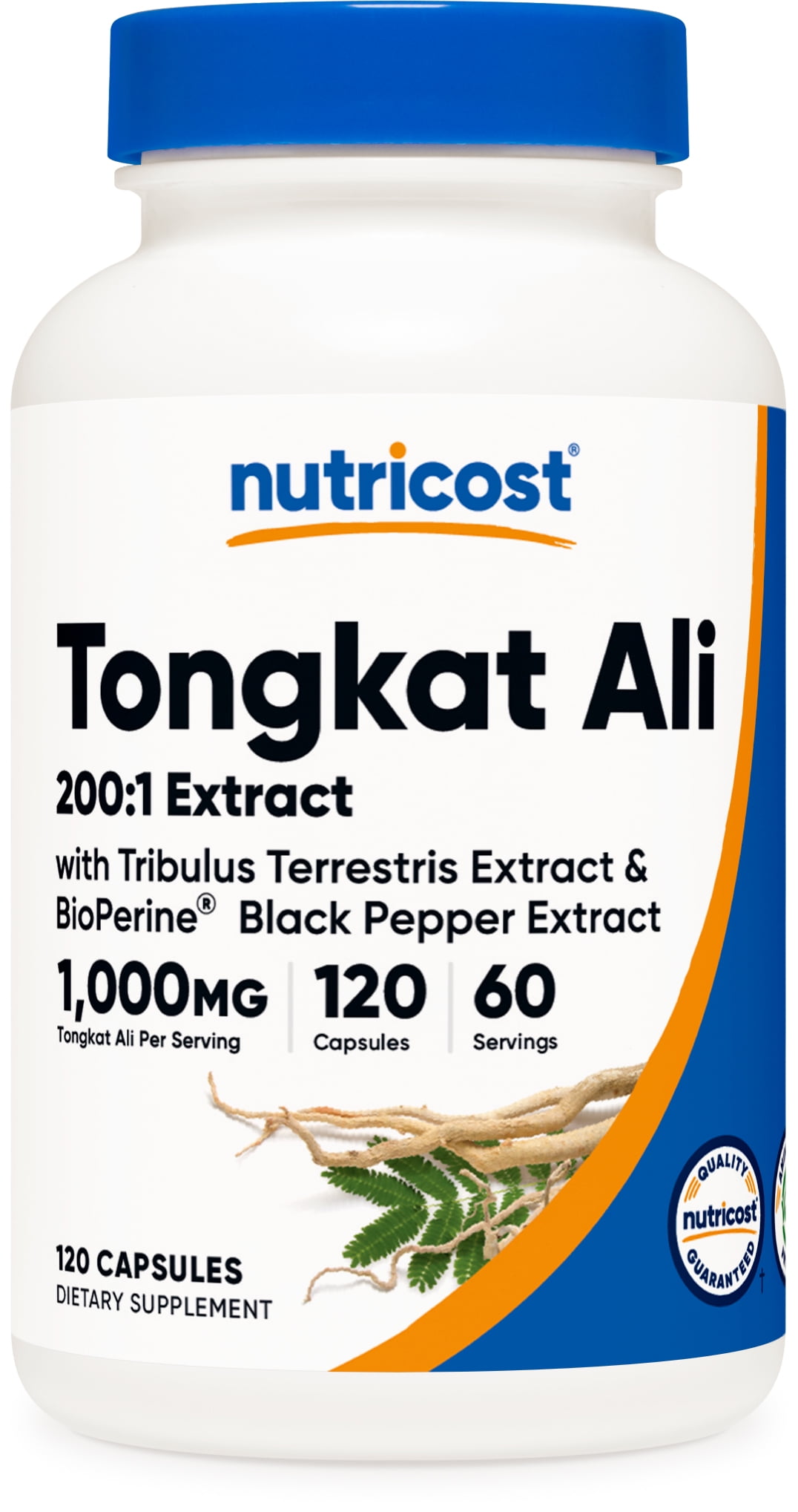 Nutricost Tongkat Ali 1,000mg 120 Veg Caps with Tribulus Terrestris ...