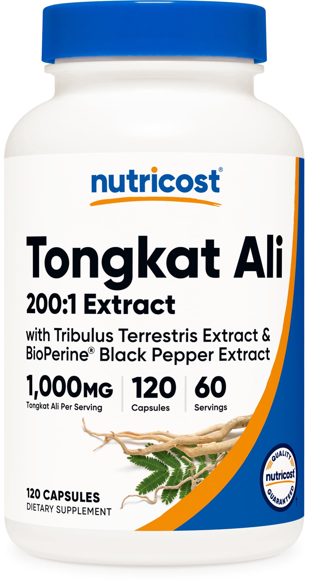 Nutricost Tongkat Ali 1,000mg 120 Capsules - with Tribulus Terrestris ...