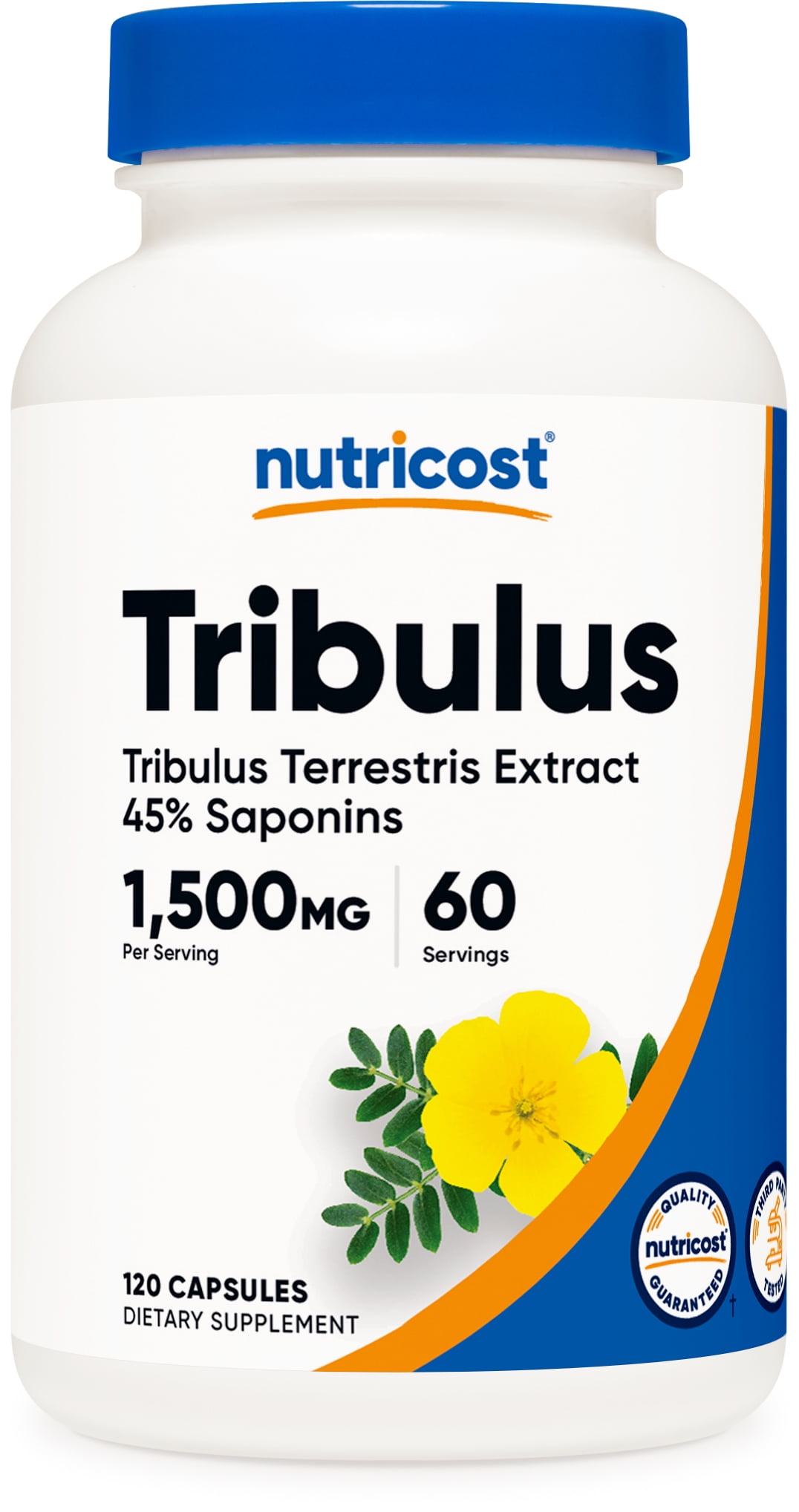 Nutricost Tribulus Terrestris Extract Supplement, 1500mg Per Serving ...