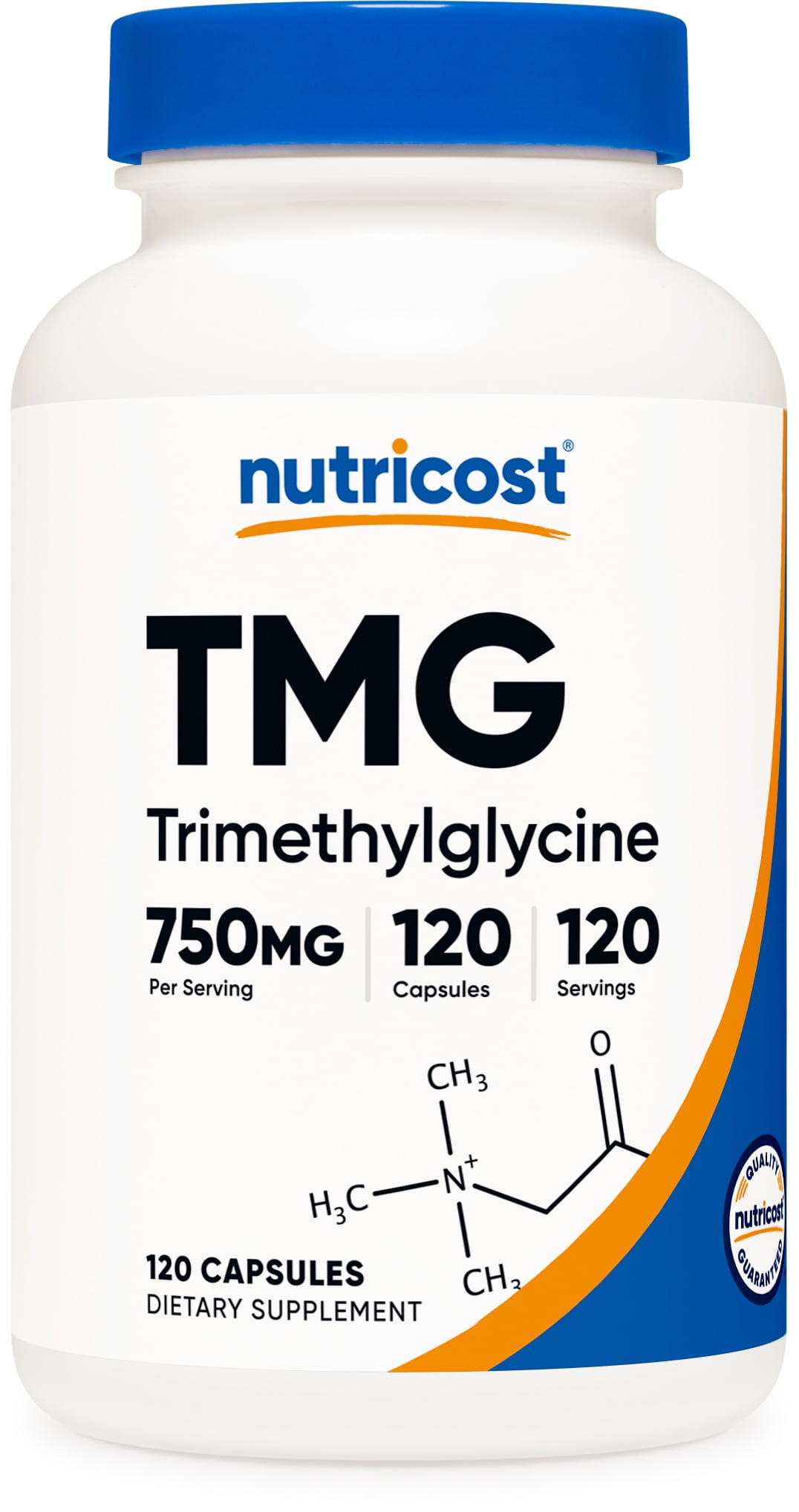 Nutricost Trimethylglycine (TMG) 750mg, 120 Capsules - Non-GMO ...