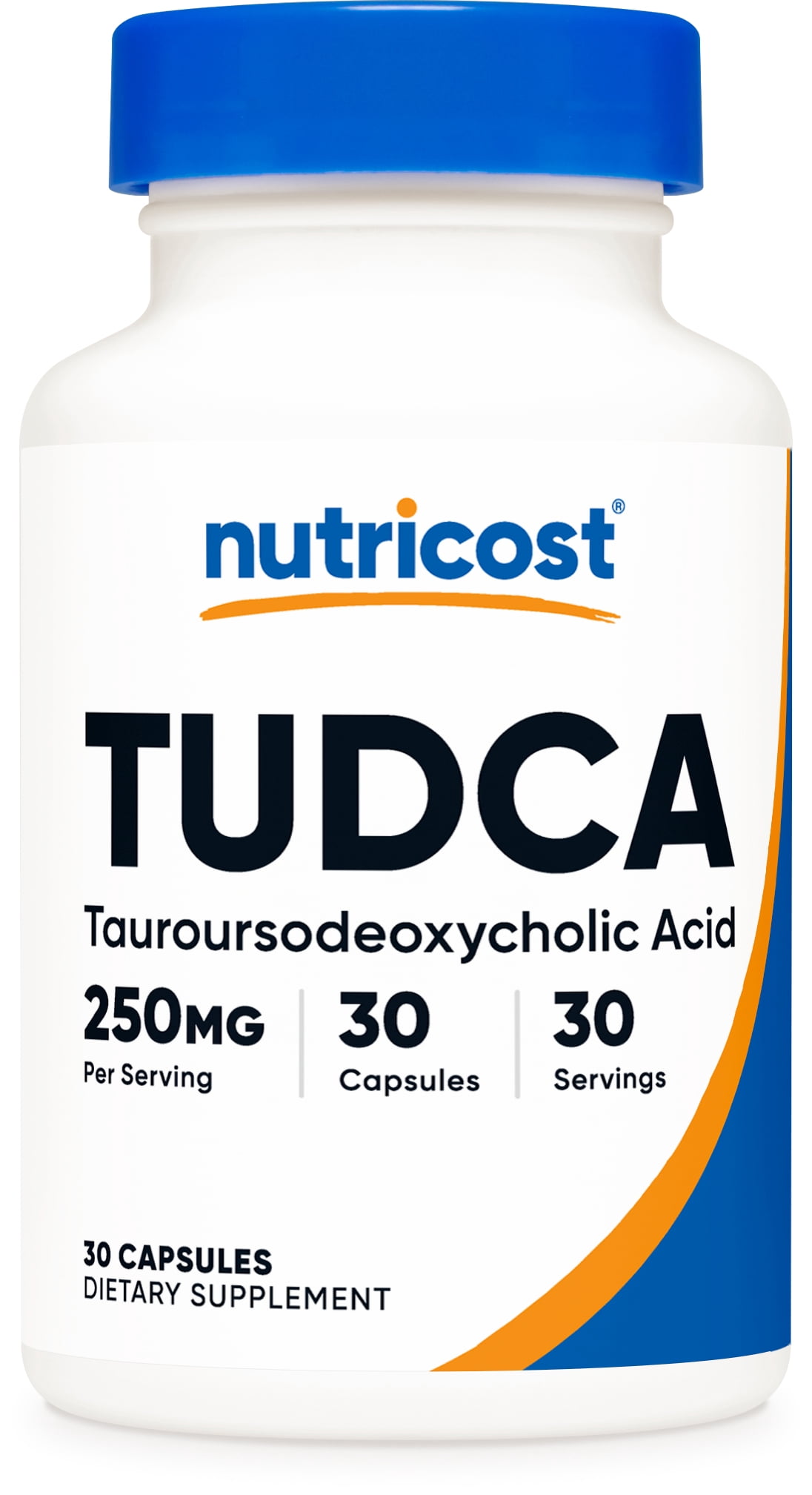 Nutricost, Tudca 250mg, 30 Capsules, Tauroursodeoxycholic Acid ...