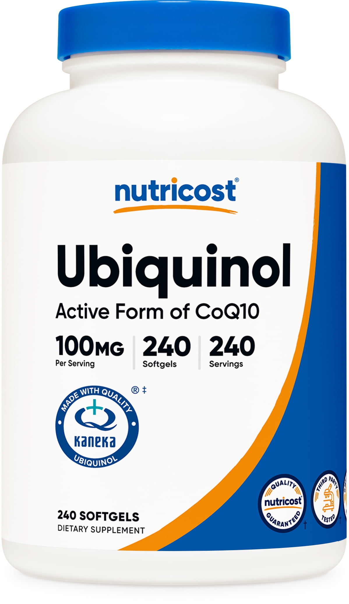 Nutricost Ubiquinol Softgels (100mg, 240 Softgels) - Superior ...