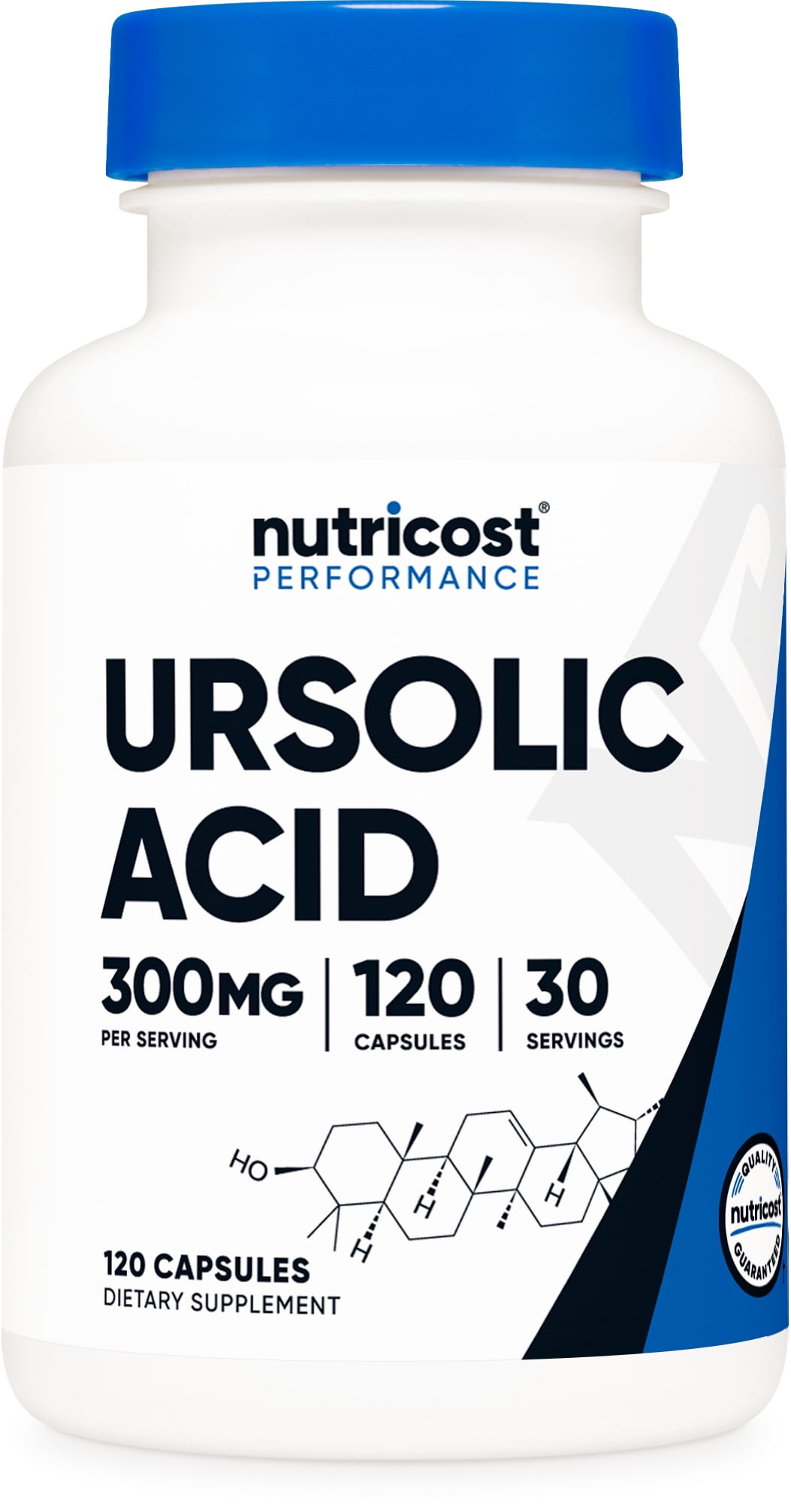 Nutricost Pure Ursolic Acid 300mg, 120 Non GMO & Gluten Free Vegetarian ...