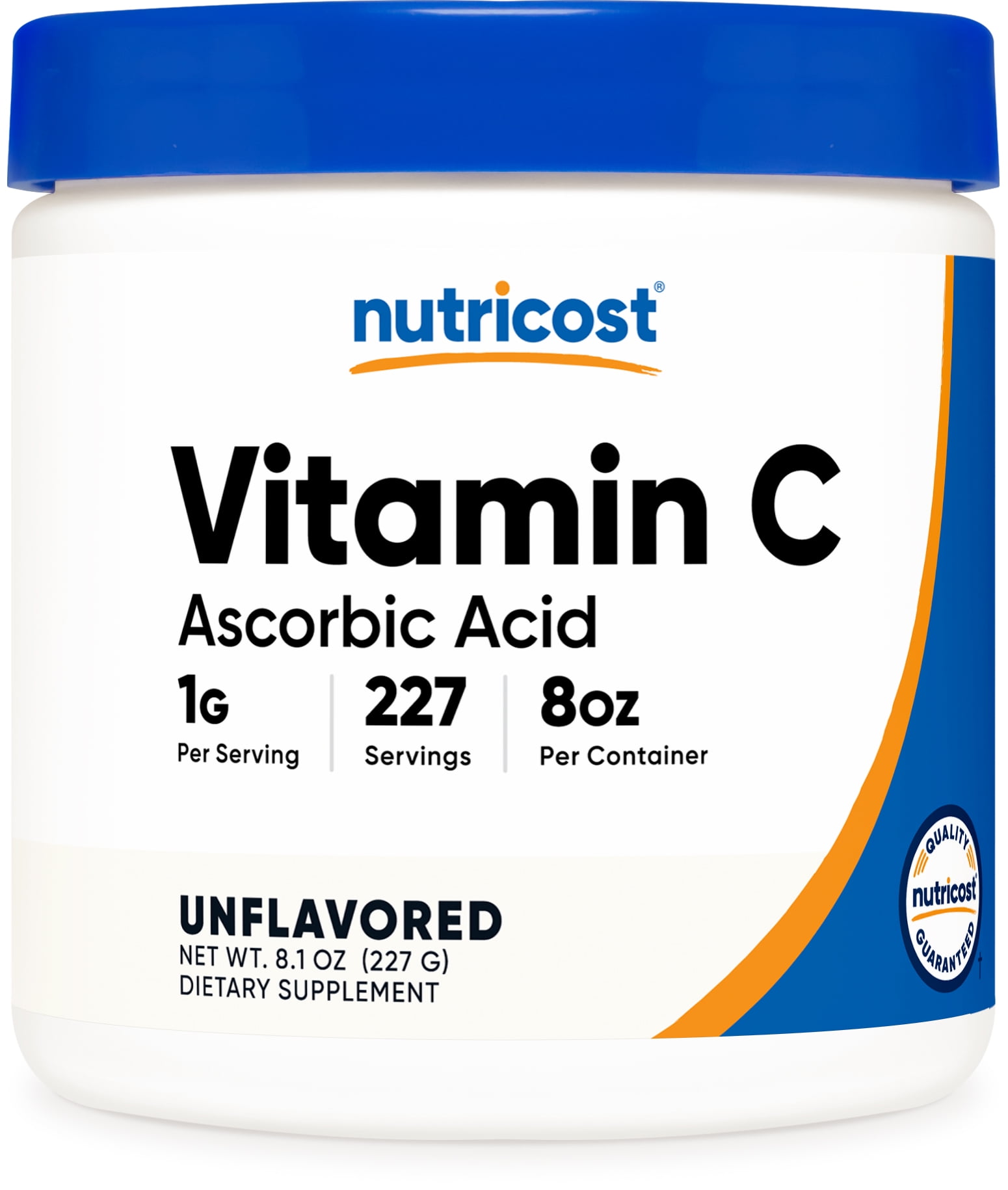 Nutricost Vitamin C Powder, Pure Ascorbic Acid, 0.5 lb (8oz) - Walmart.com