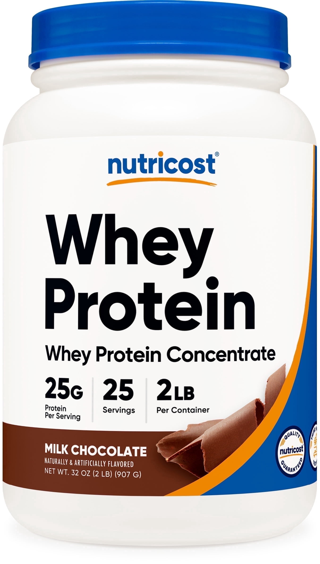 Nutricost, Whey Protein Concentrate Powder, 2LBS, Chocolate - Walmart.com