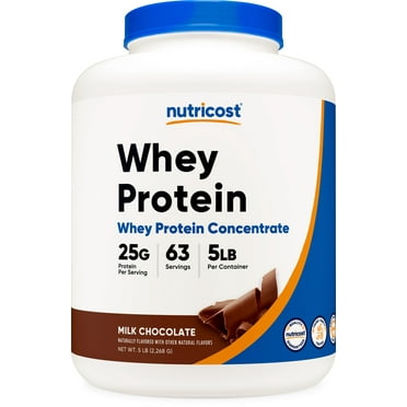 Nutricost Grass-Fed Whey Protein Isolate Powder (Chocolate) 5LBS - Non-GMO - Walmart.com