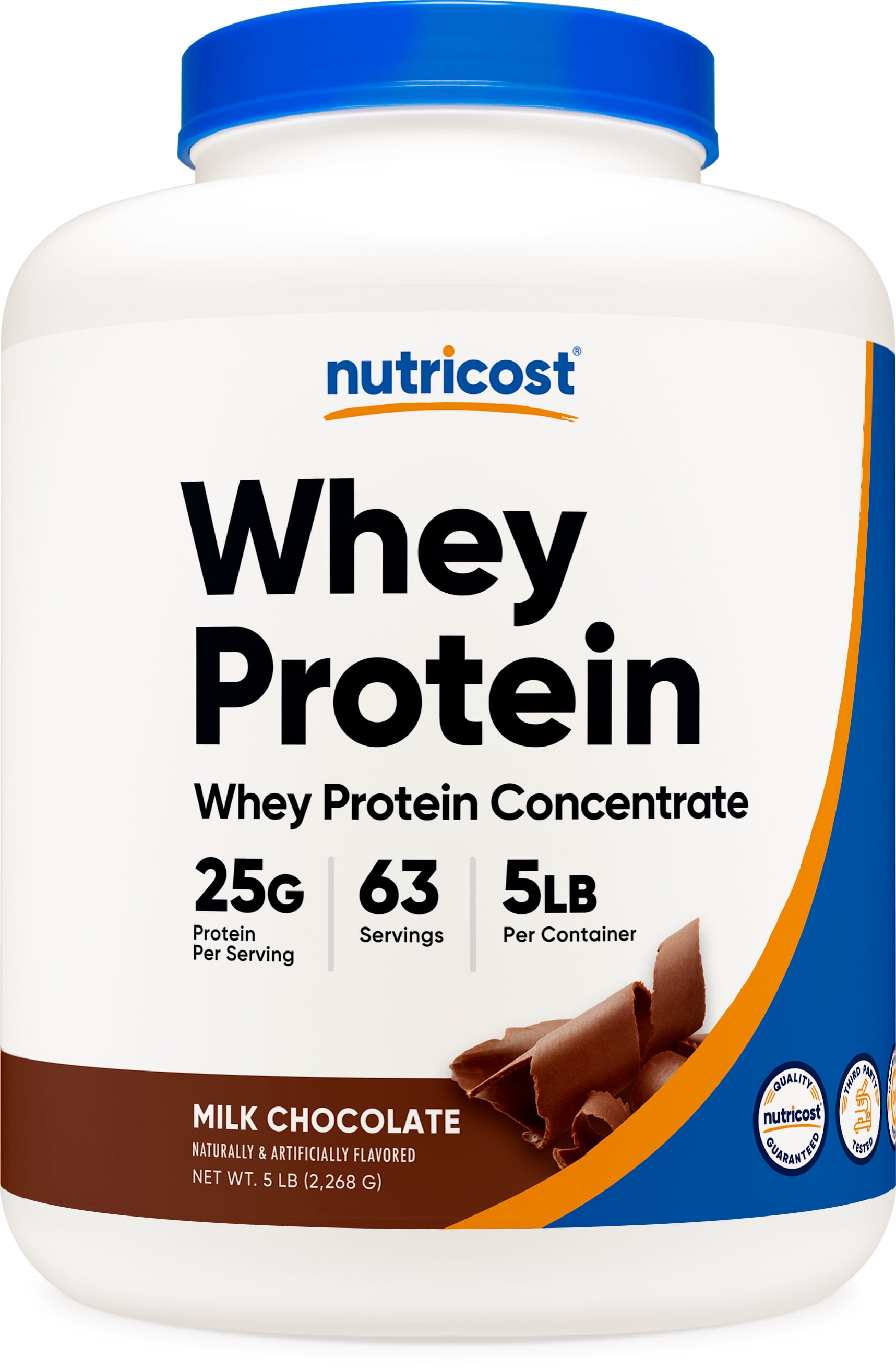 Nutricost Whey Protein Concentrate Powder (Chocolate) 5LBS, Supplement - Walmart.com