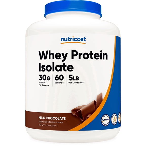 Free Shipping! Nutricost Grass-Fed Whey Protein Isolate Powder 2LBS ...