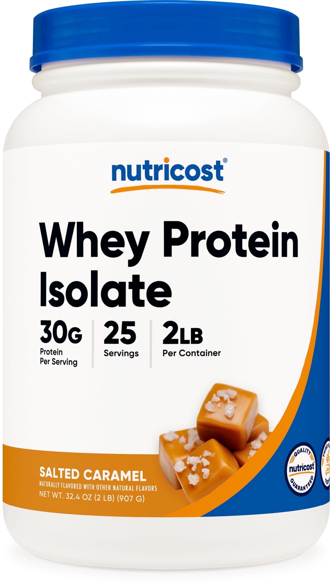 Nutricost Whey Protein Isolate Powder (Salted Caramel) 2LBS - Walmart.com