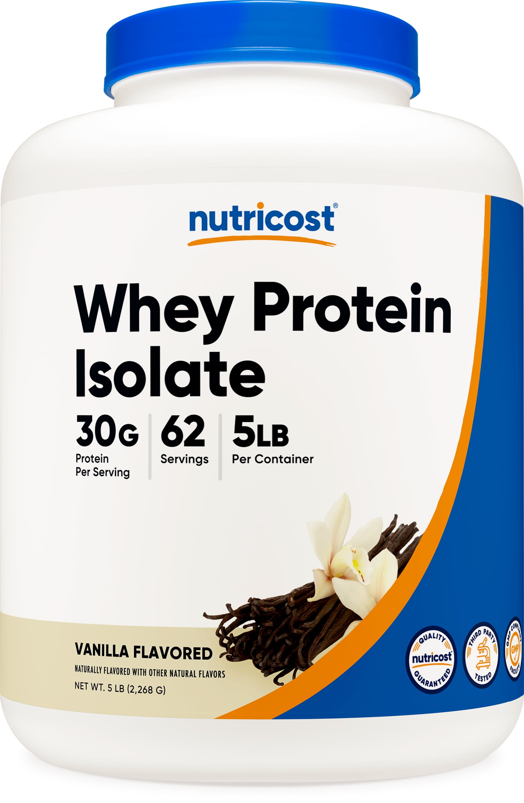 Nutricost Whey Protein Isolate Powder (Vanilla) 5LBS - Walmart.com