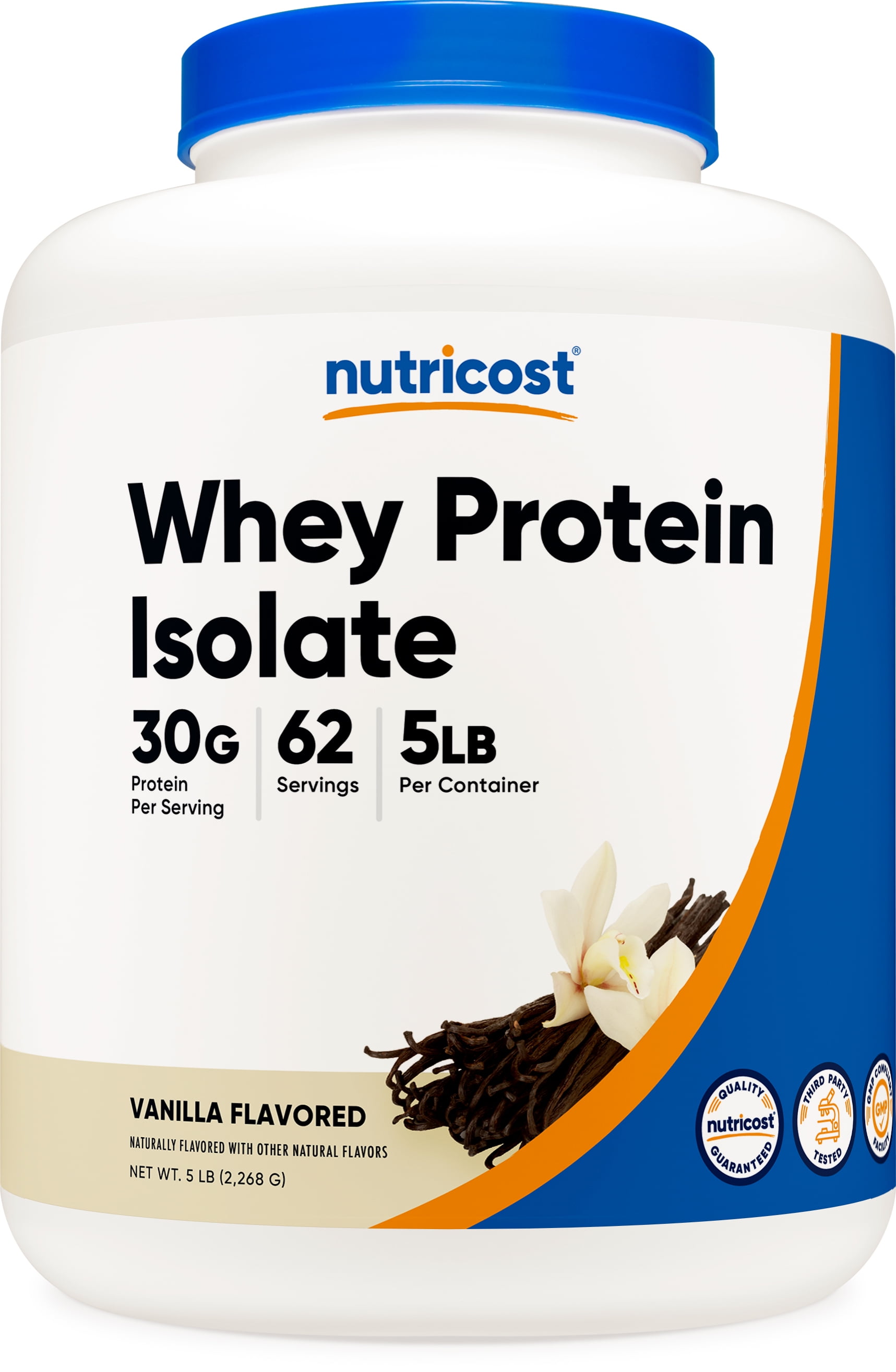 Nutricost Whey Protein Isolate Powder (Vanilla) 5LBS - Walmart.com