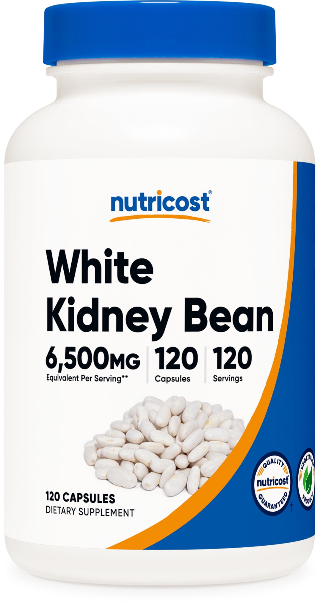 Nutricost 650mg White Kidney Bean Extract Capsules - Non-GMO, 120 Count ...