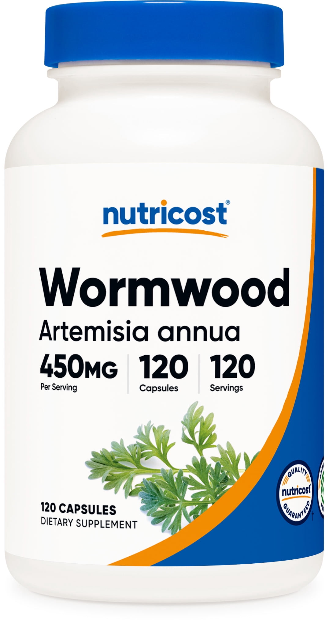 Nutricost Wormwood Capsules 450mg 120 Capsules - Gluten Free and Non ...