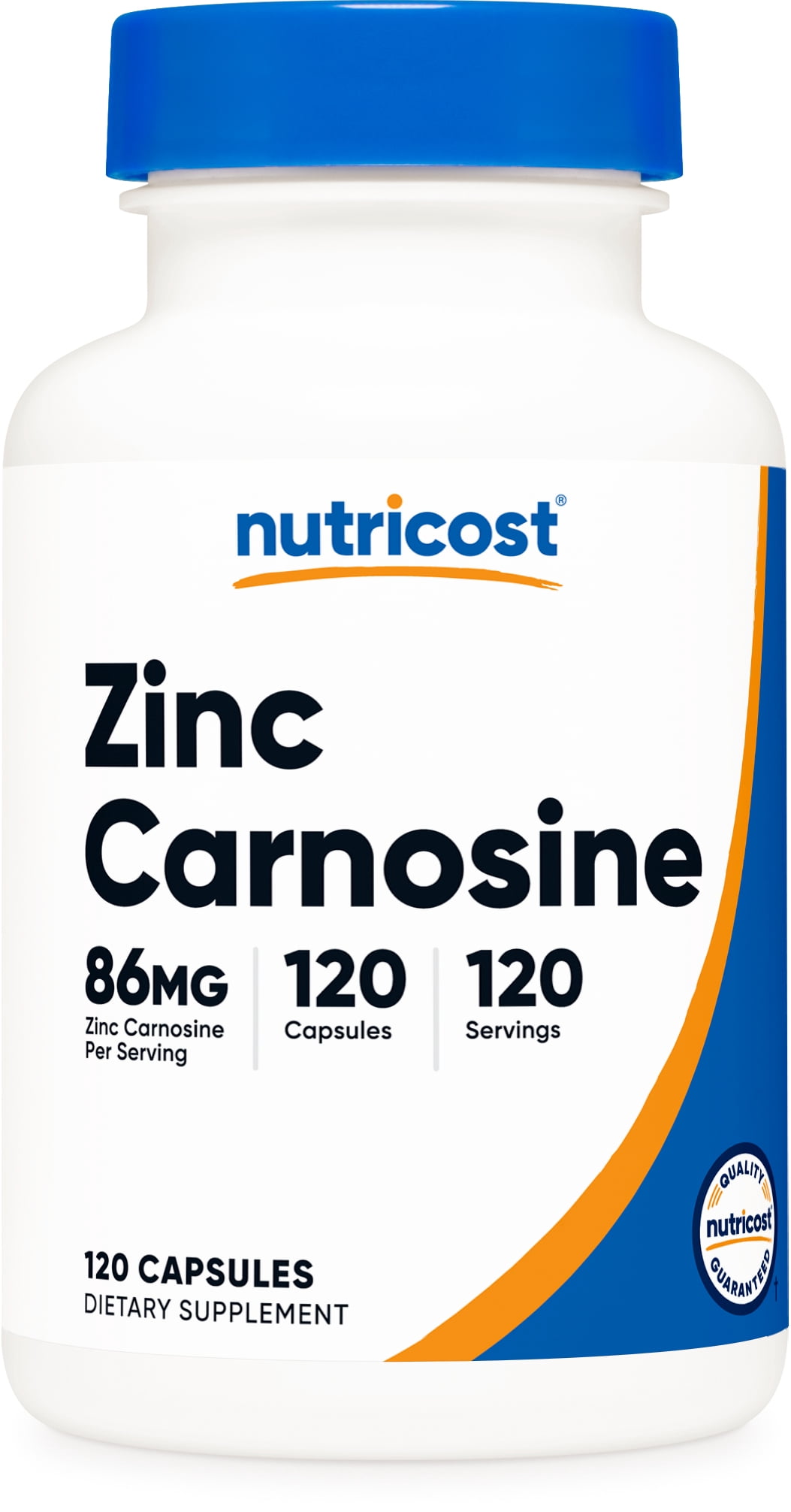 Nutricost Zinc Carnosine Supplement, 86mg, 120 Capsules, Non-GMO ...