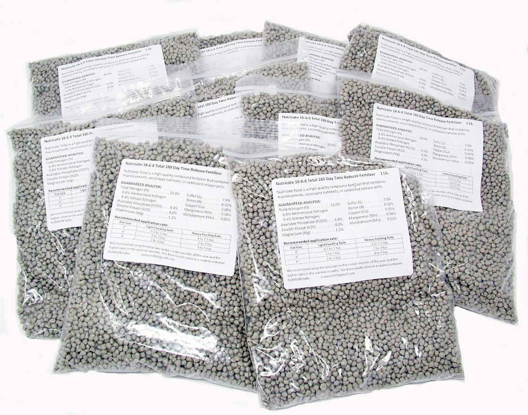 Nutricote 18-6-8 Total 180 Day Time Release Fertilizer (1, 10 lb ...