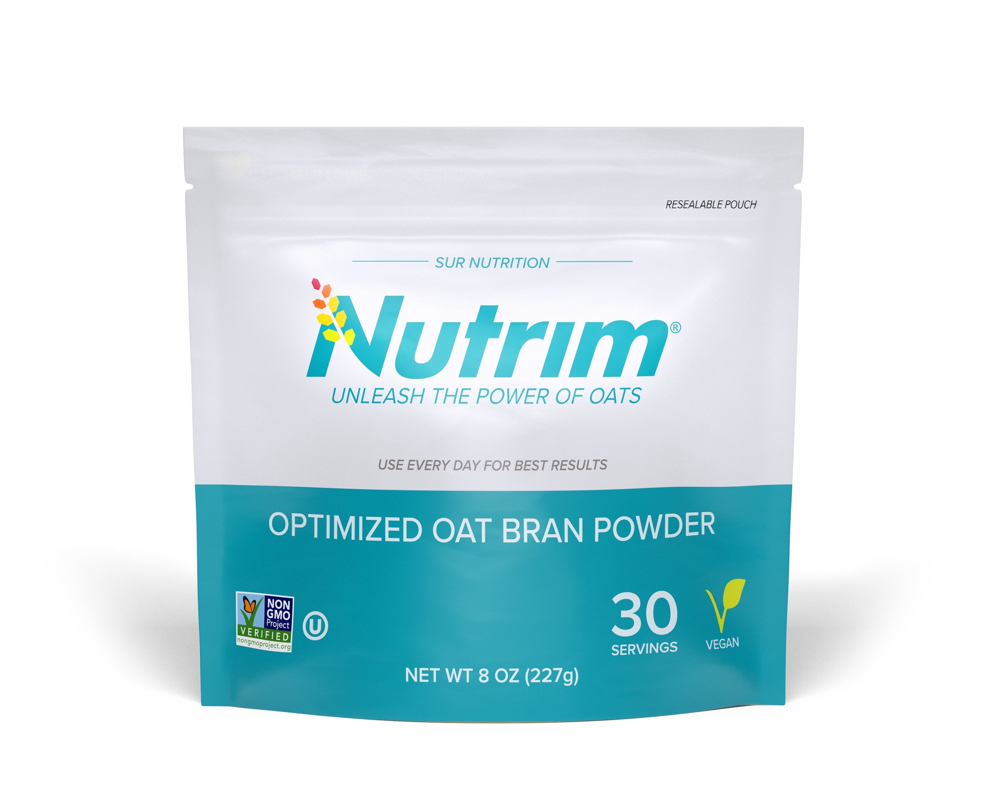 Nutrim Oat Bran Powder - 750mg Beta Glucan, Cholesterol & Immune ...
