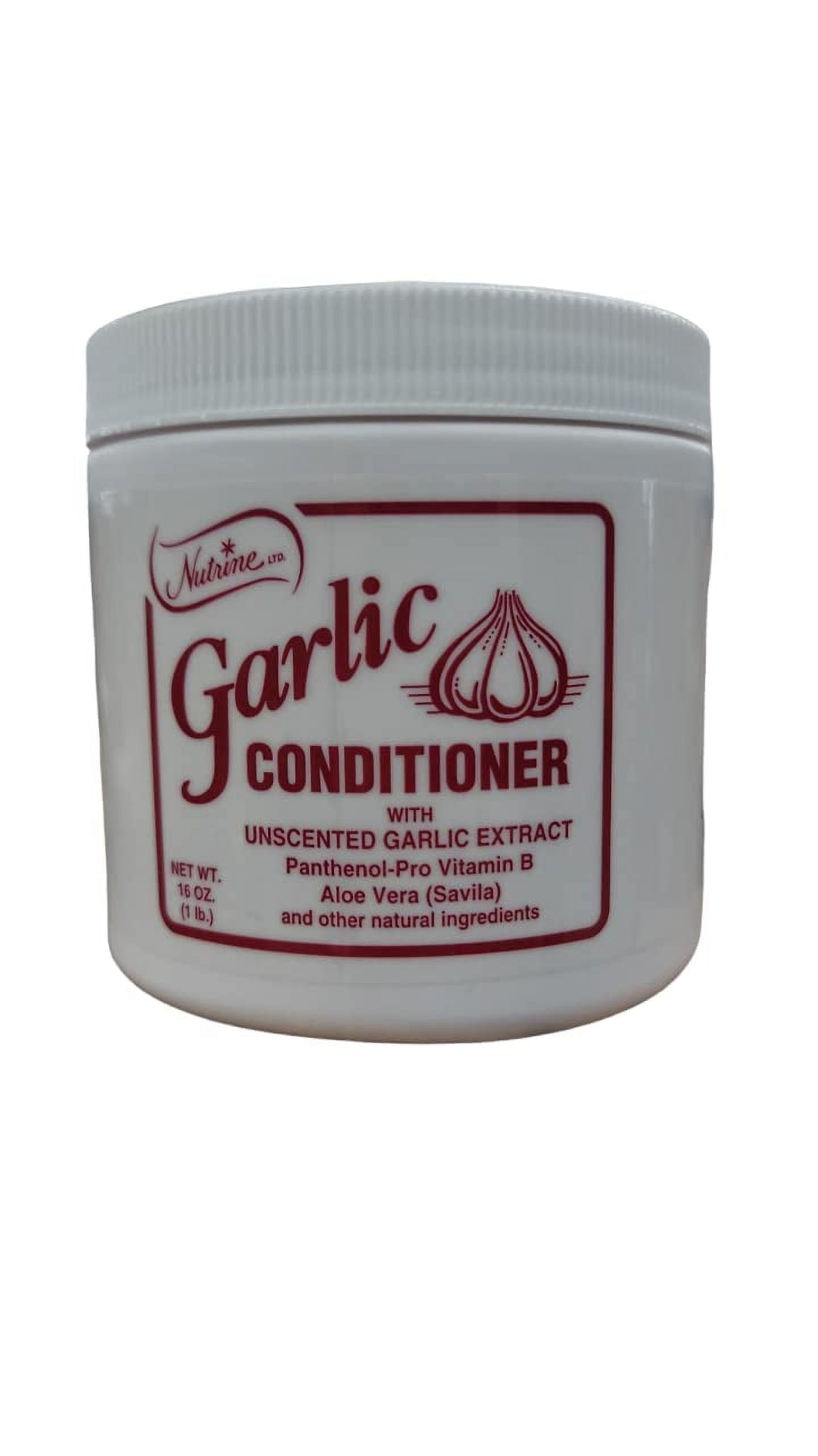 Nutrine Garlic Conditioner Jar 16 oz - Walmart.com