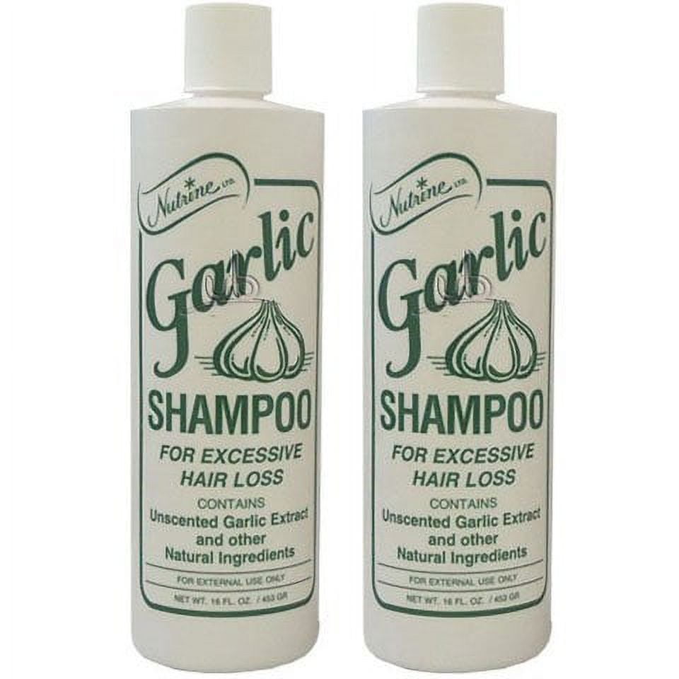Nutrine Garlic Shampoo - Unscented 16oz (Pack of 2) - Walmart.com
