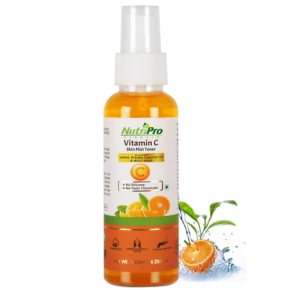 NUTRIPRO Vitamin C Skin Mist Toner Enriched With Lemon Orange Essential ...
