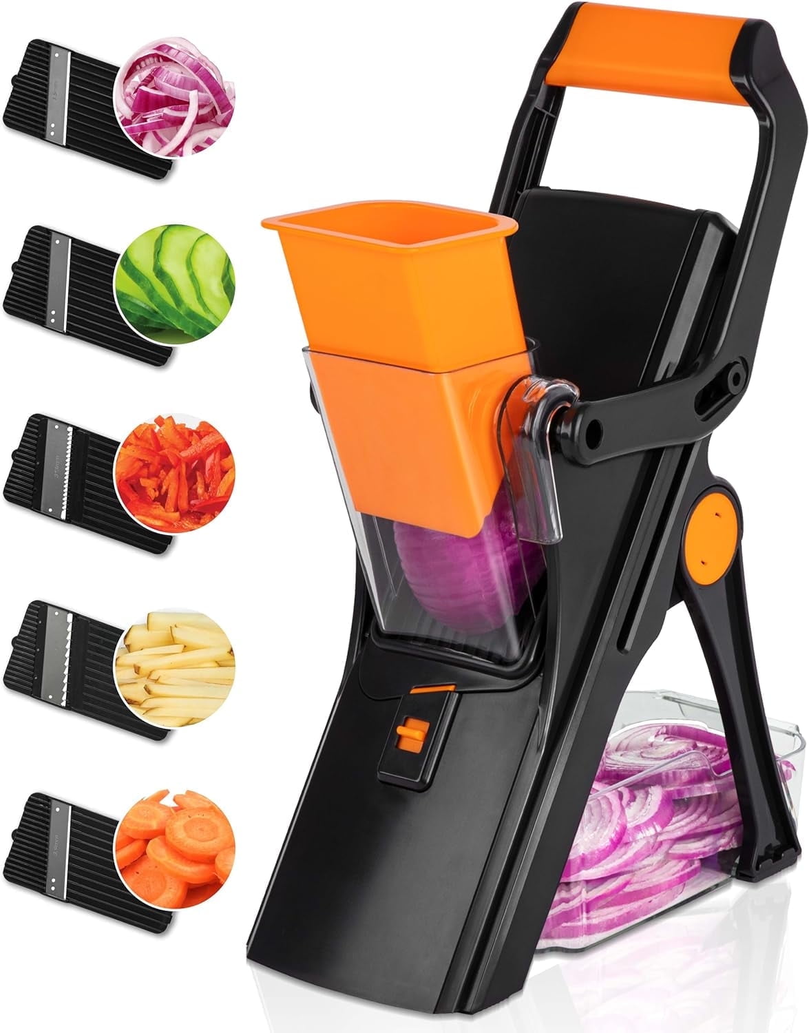 Nutrislicer Upright Mandoline Slicer Vegetable Cheese Chopper Food ...