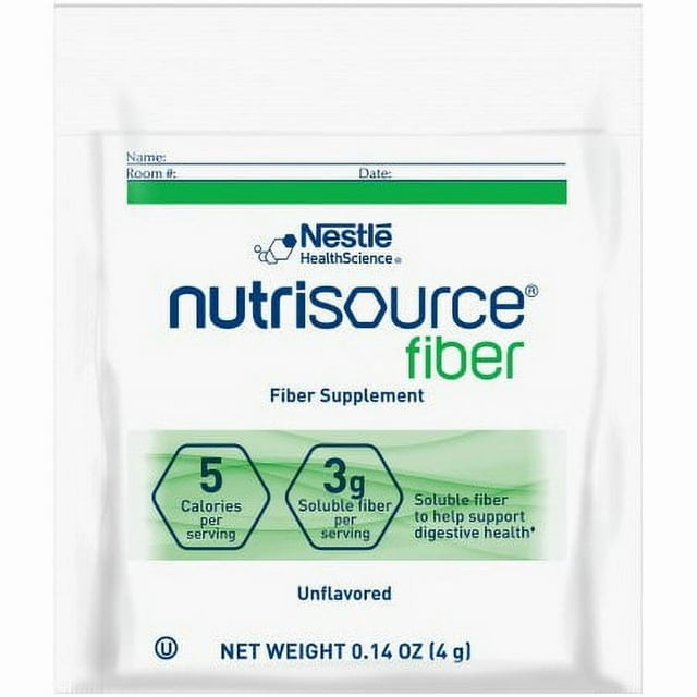 Nutrisource Fiber Oral Supplement Unflavored Powder 4 Gram Individual ...