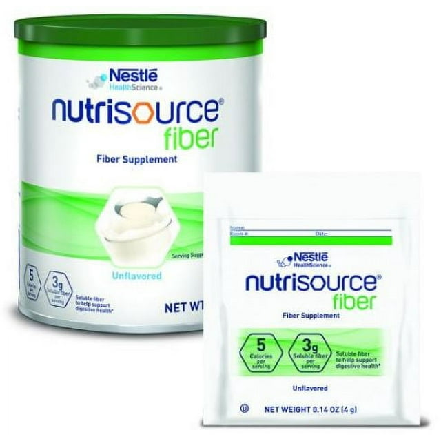 Nutrisource Dietary Fiber Powder, Non-Flavored Soluble Supplement, 7.2 ...