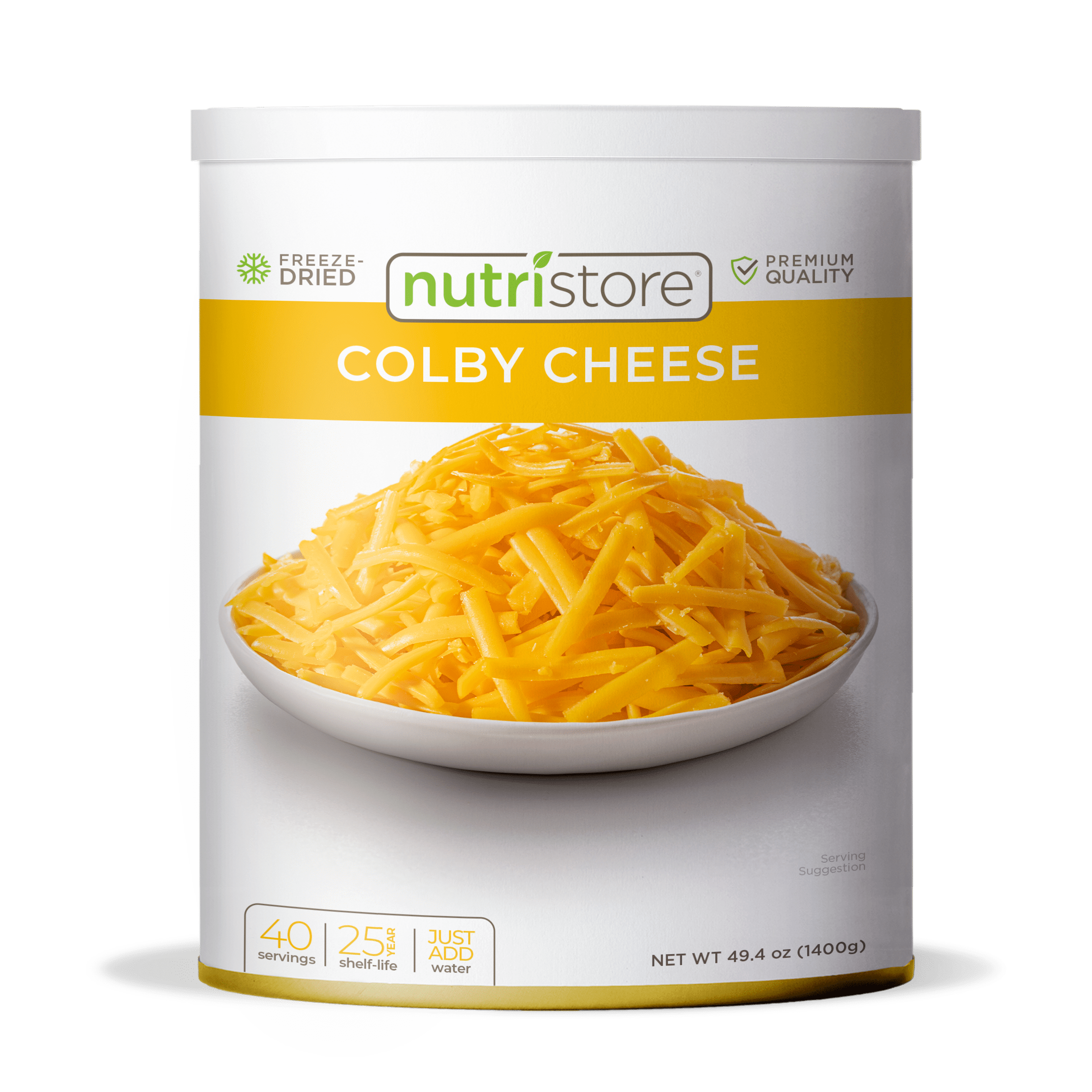 Nutristore Freeze-Dried Colby Cheese No. 10 Can - Walmart.com
